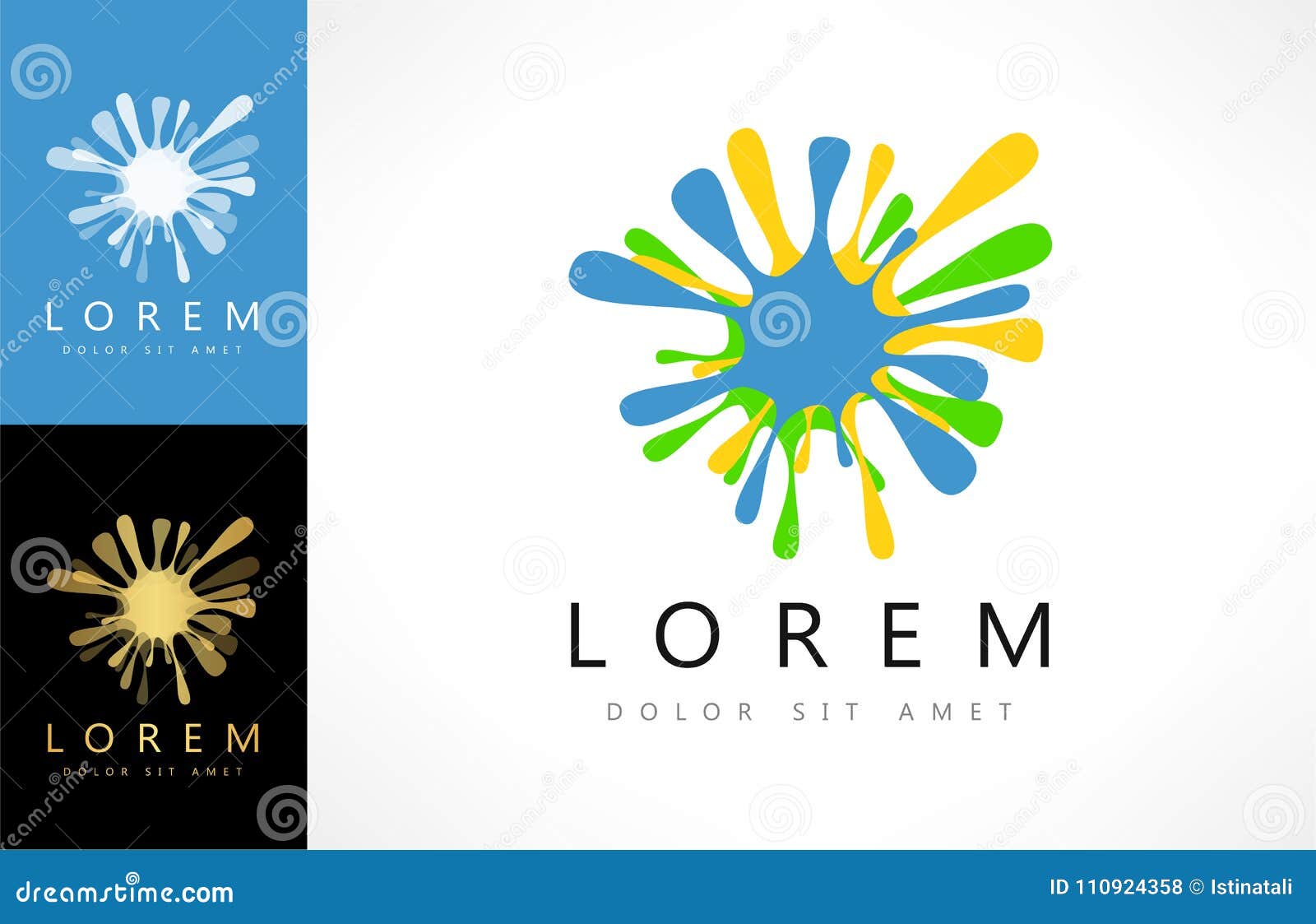 Blot logo vector stock vector. Illustration of spray - 110924358