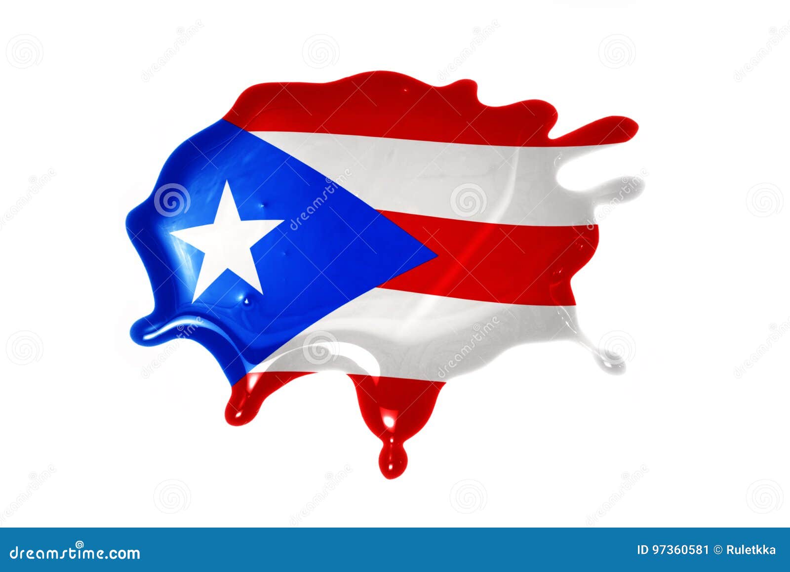 Flag Of Puerto Rico On Military Uniform. Army, Armed Forces, Soldiers ...