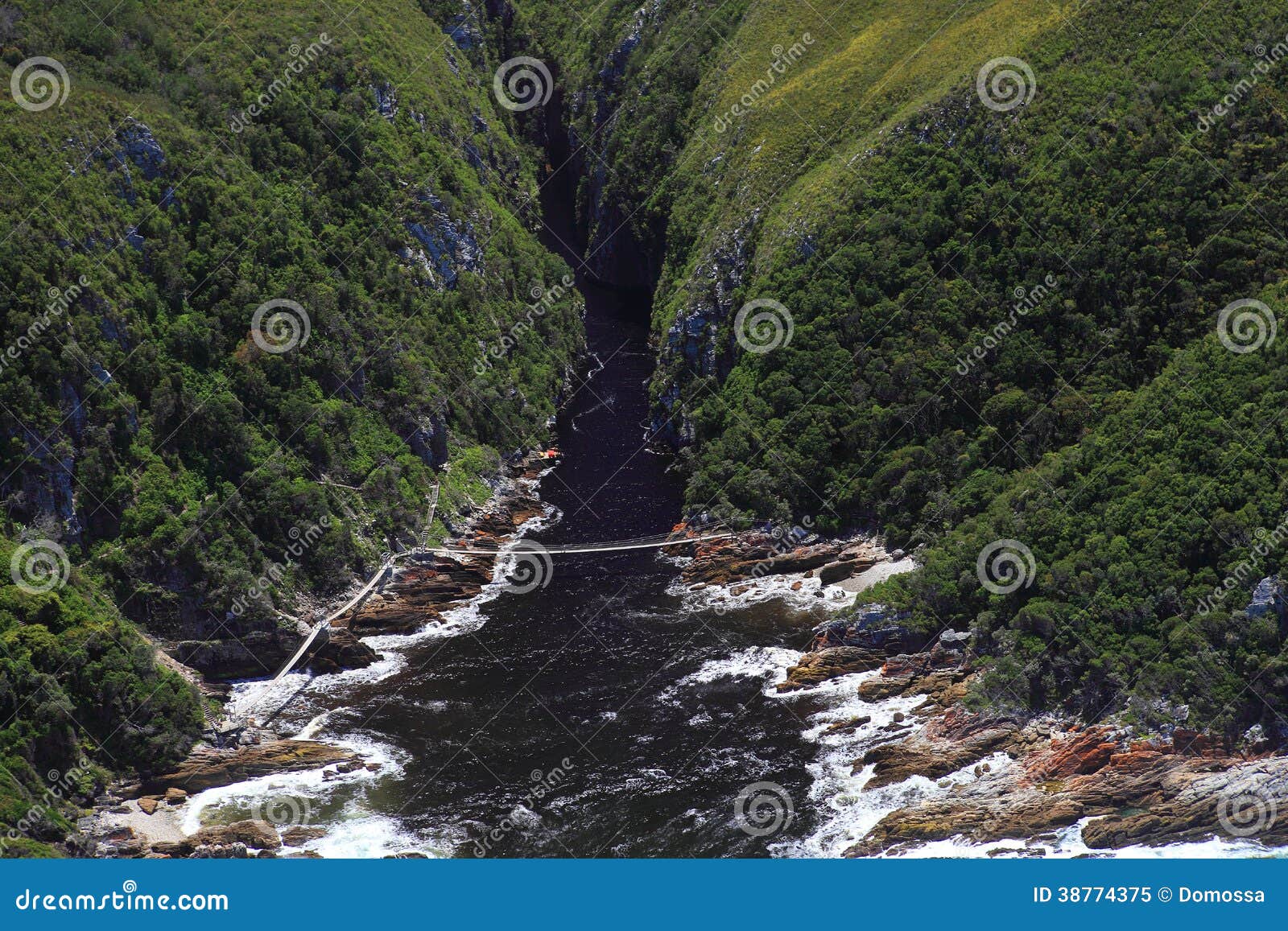 Bloukrans river mouth stock image. Image of ravine, bloukrans - 38774375