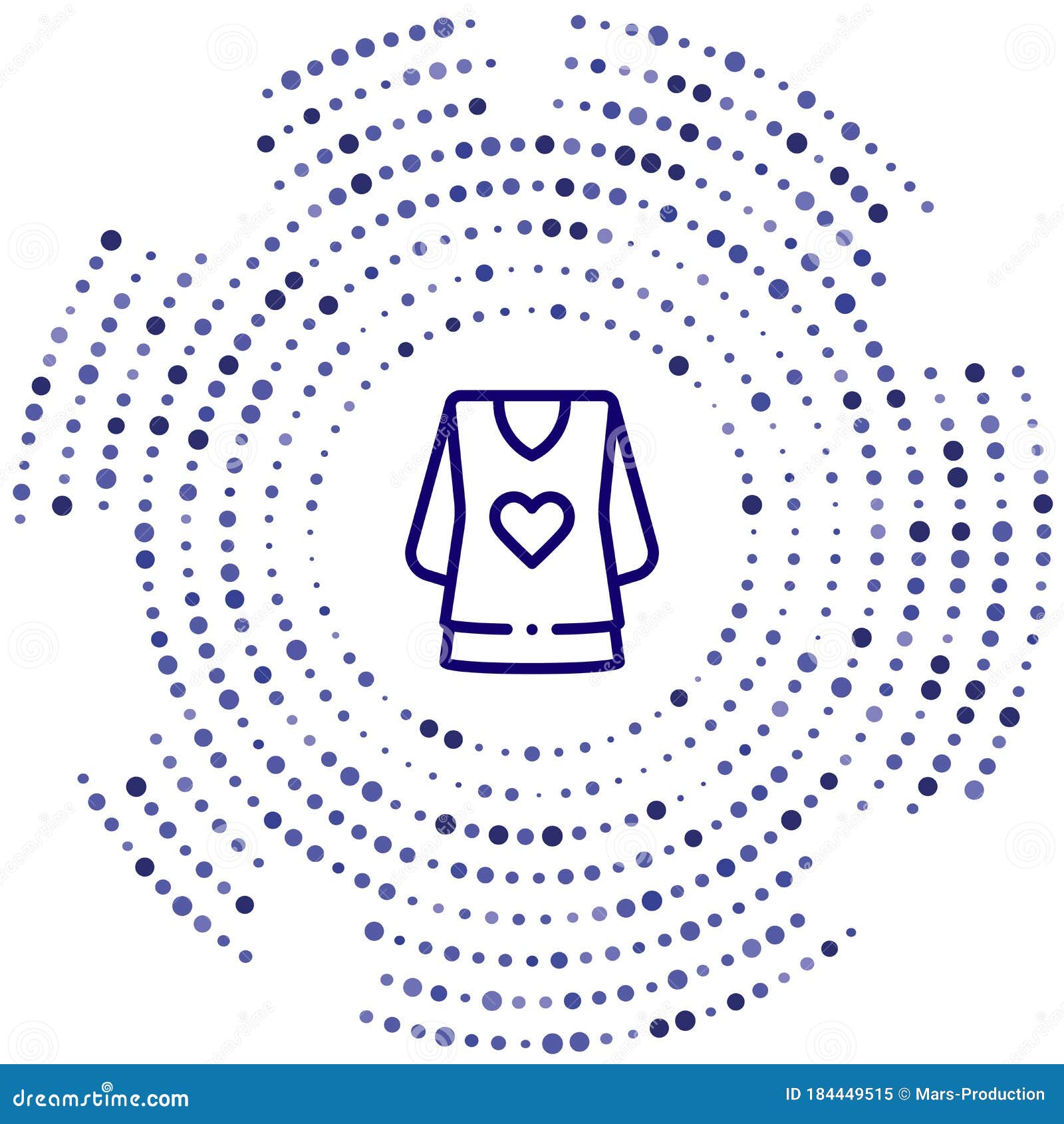 Blouse Vector Icon. Blouse Editable Stroke. Blouse Linear Symbol for ...