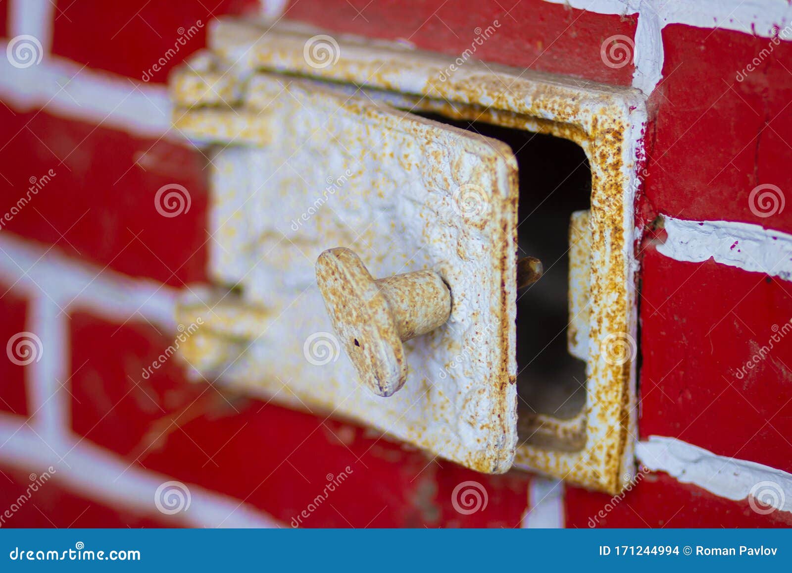 The Blow-out in the Wall of the Russian Red Brick Oven - Brickwork ...