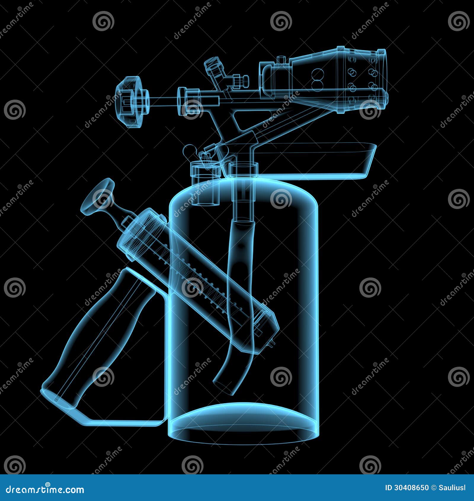 Blow Torch Cartoon Vector | CartoonDealer.com #59872943