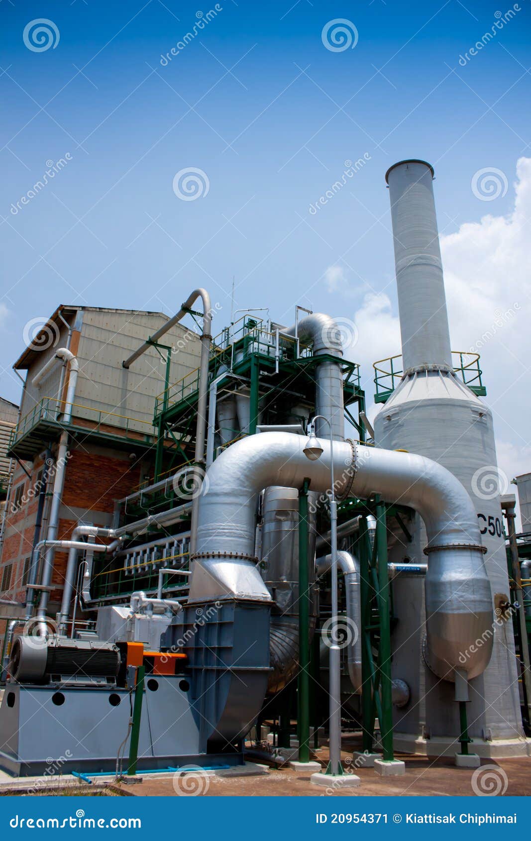Blower unit system stock image. Image of heavy, petrochemical - 20954371