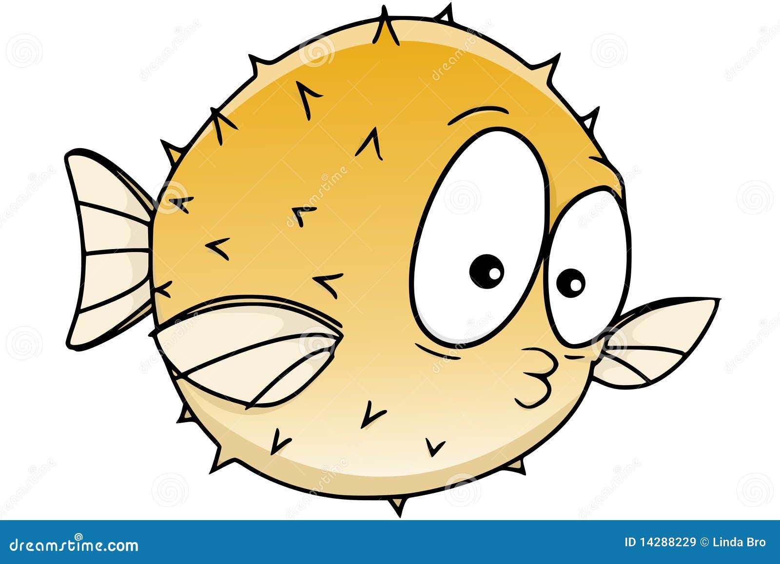 Blowfish stock vector. Illustration of sealife, balloon - 14288229