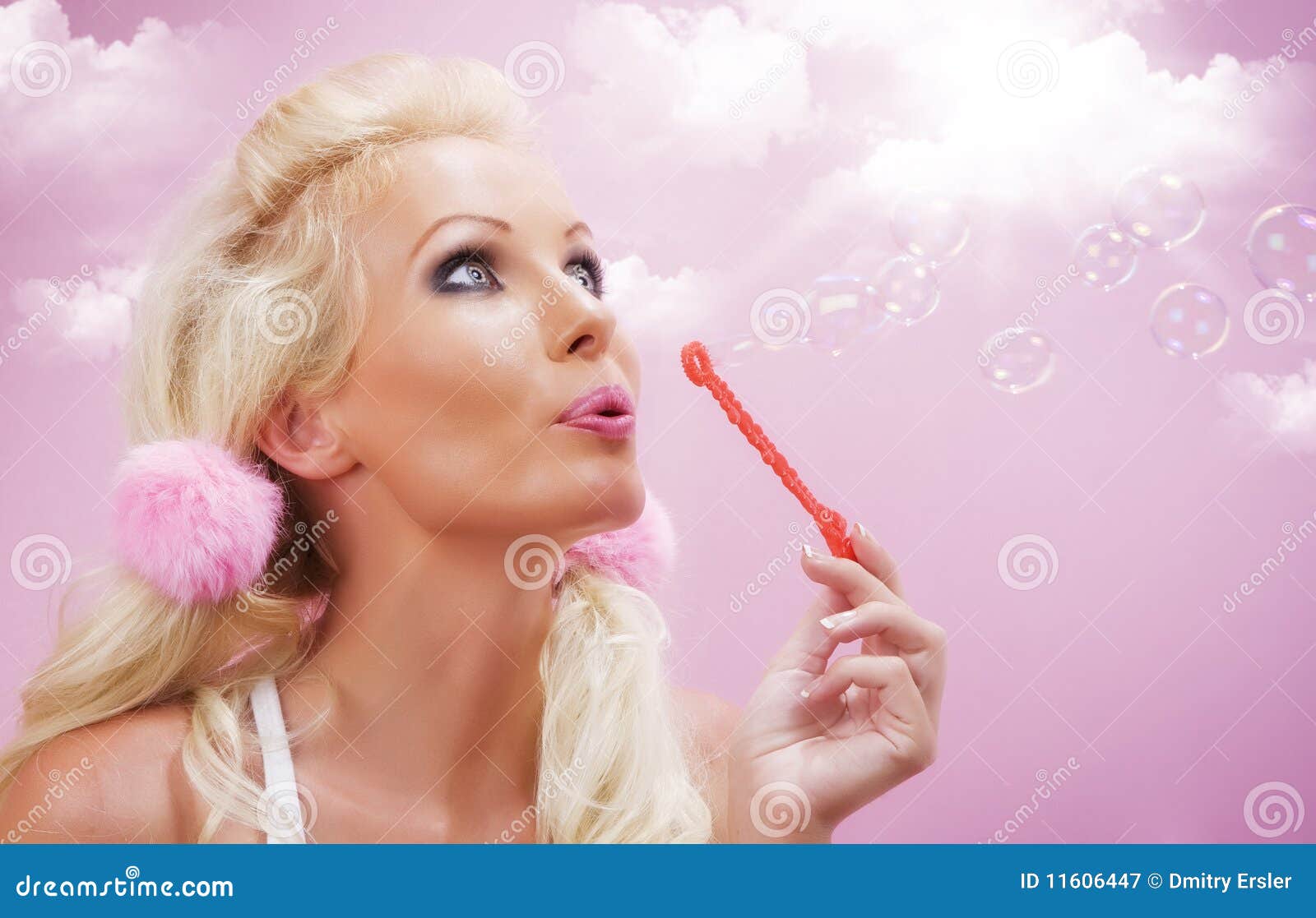 Blowing stock image. Image of happiness, bubble, blow - 11606447