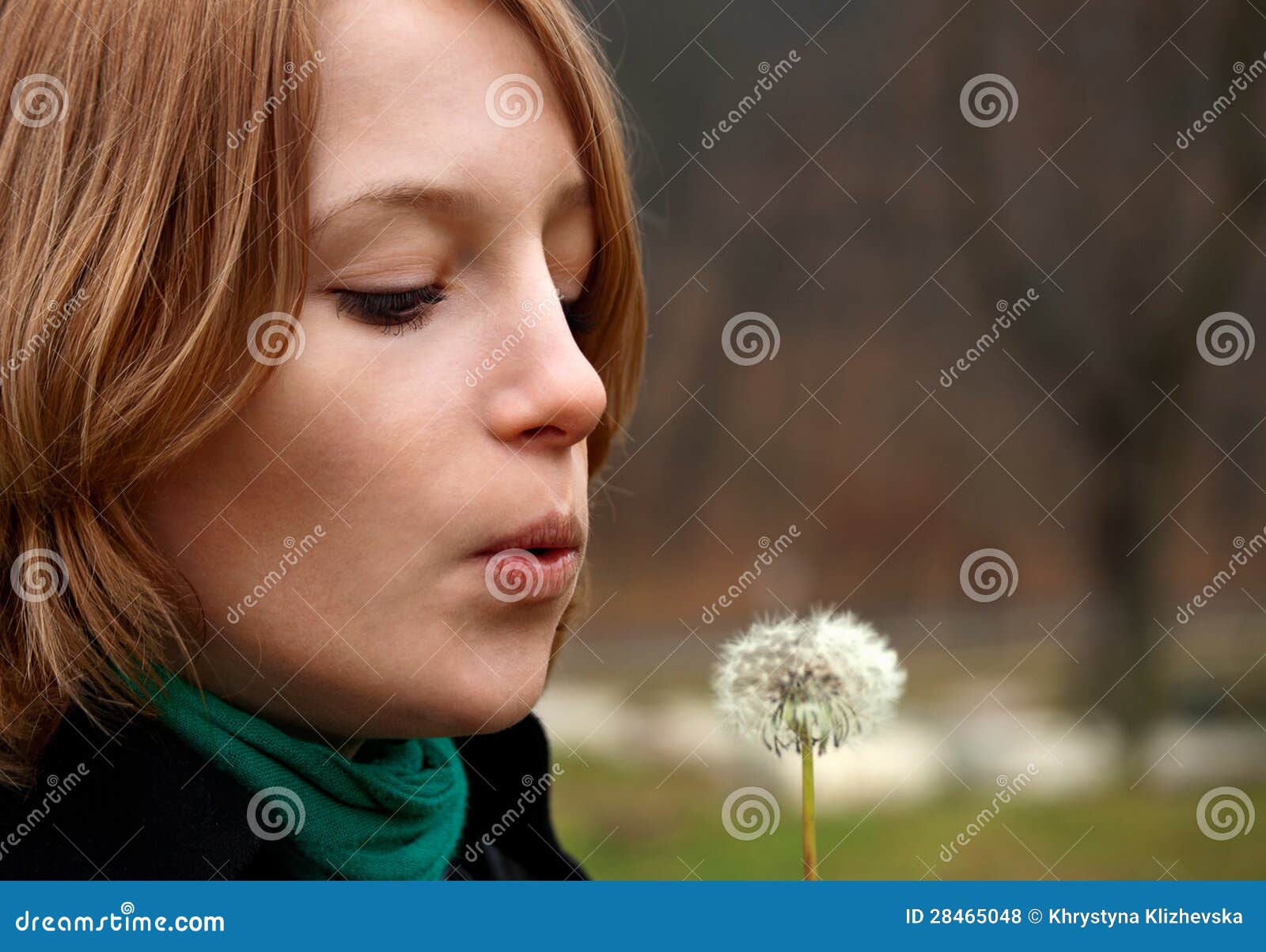 Blowing stock photo. Image of lips, cute, leisure, freshness - 28465048
