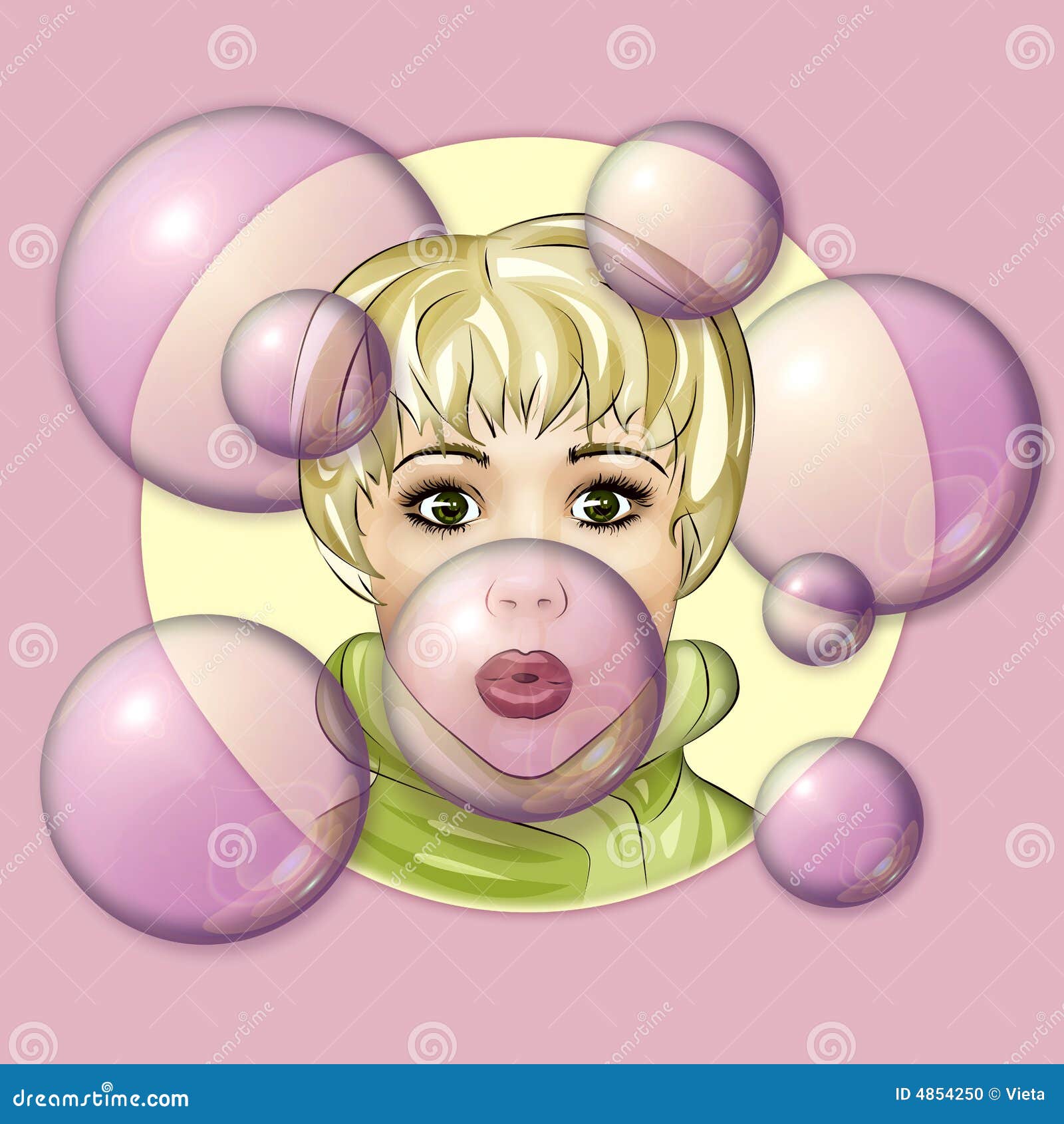 Blowing Bubbles Isolated Cartoon Vector Illustration. | CartoonDealer ...