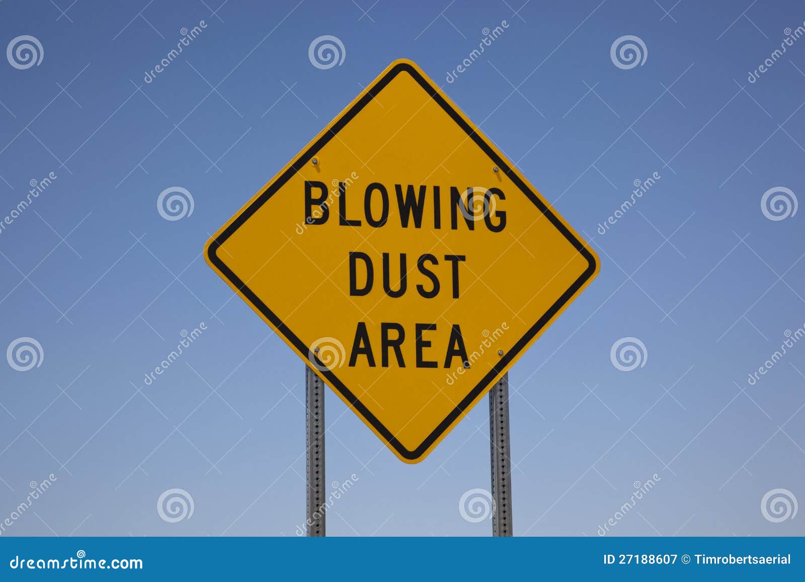 Blowing Dust Sign stock image. Image of arizona, sign - 27188607