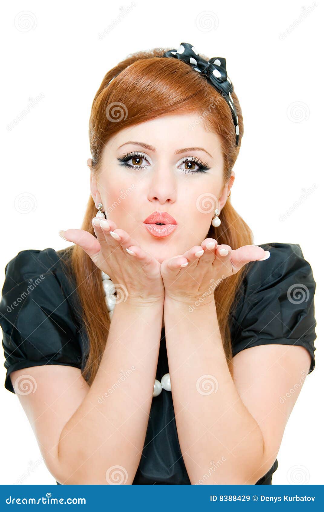 Blowing kisses stock image. Image of body, beautiful, barber - 8388429