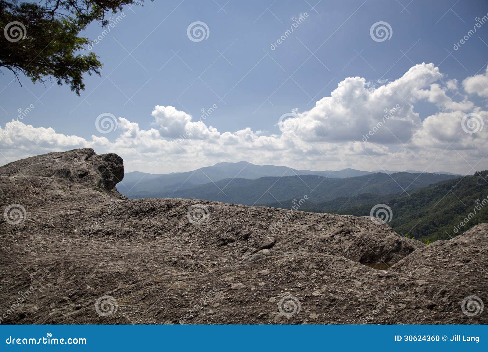 Blowing Rock in North Carolina Stock Photo - Image of landmark, view ...