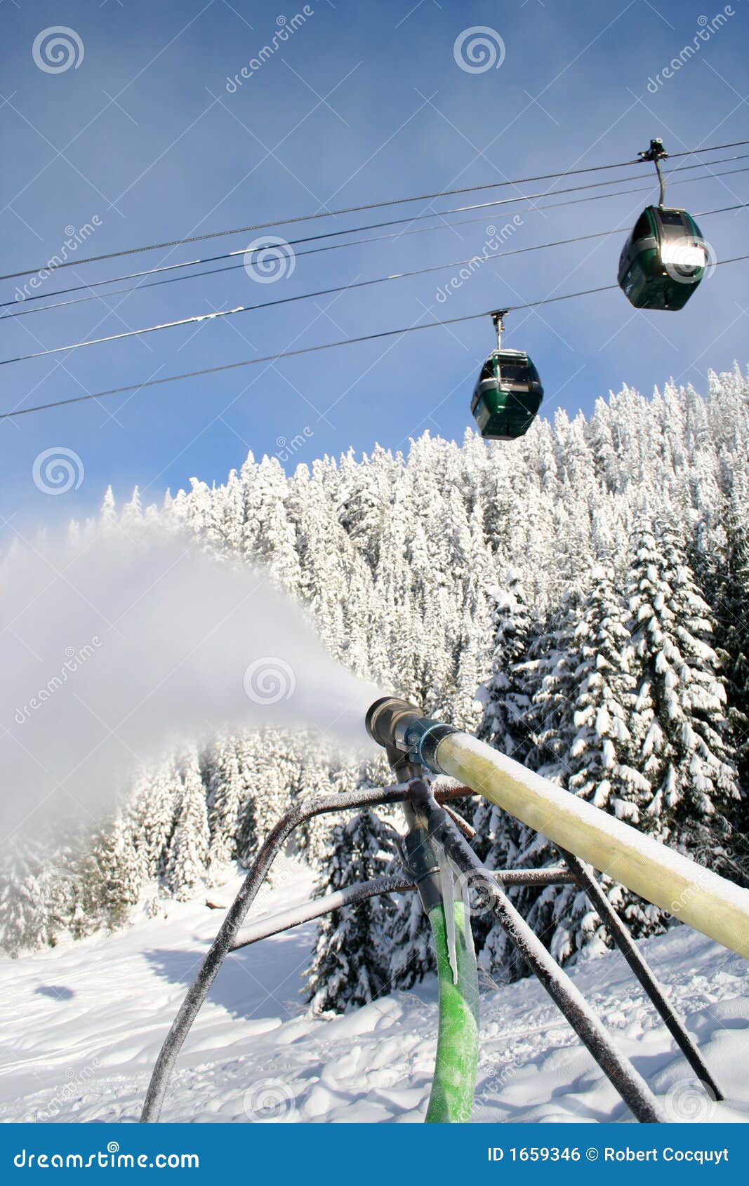 Blowing Snow stock photo. Image of water, freezing, blue - 1659346
