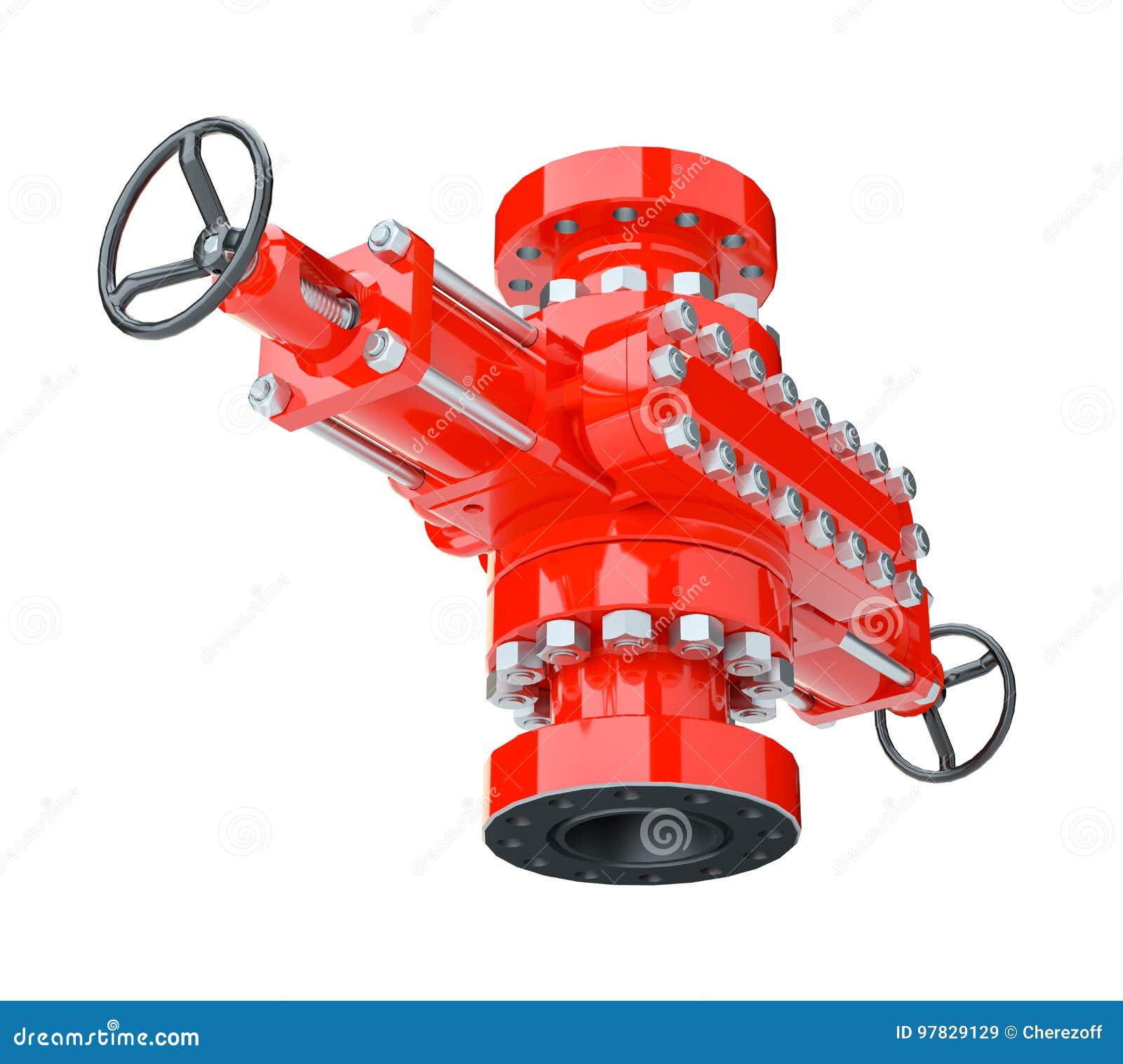 Blowout Preventer, Isolated Stock Illustration - Illustration of master ...