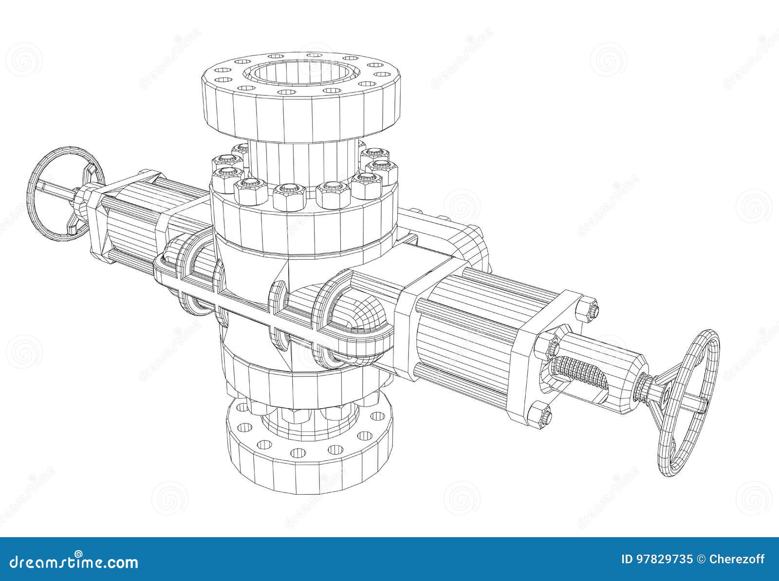 Blowout Preventer Vector Clipart And Illustrations