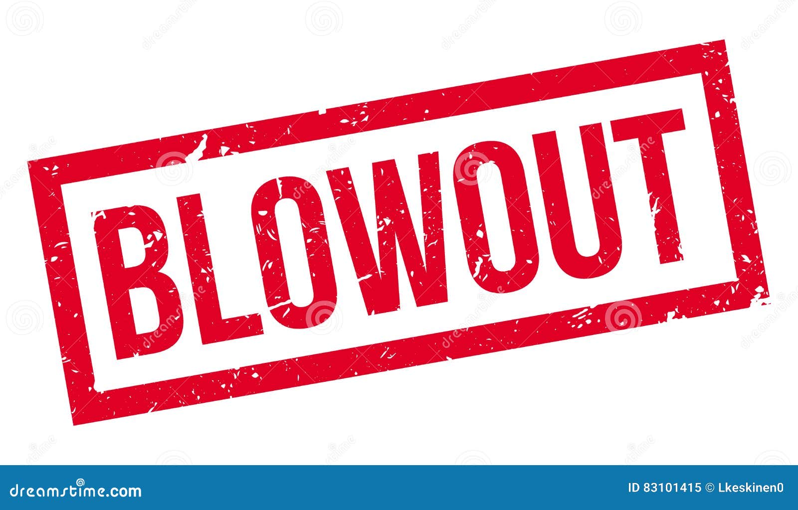 Blowout rubber stamp stock vector. Illustration of insignia - 83101415