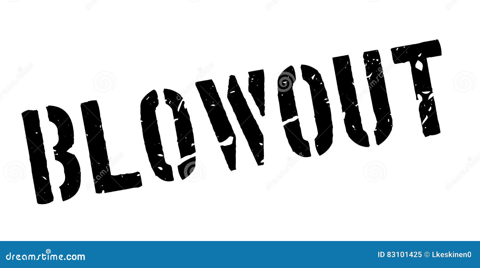 Blowout rubber stamp stock vector. Illustration of blow - 83101425