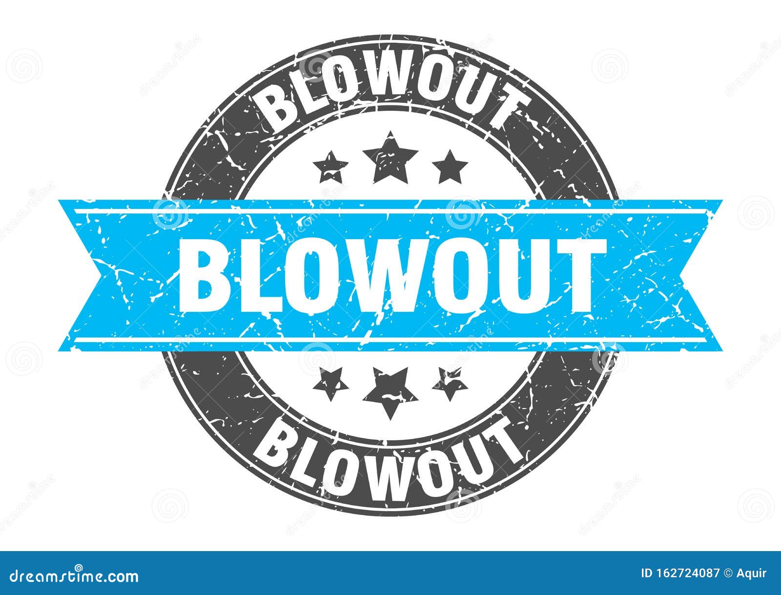 Blowout stamp stock vector. Illustration of label, insignia - 162724087