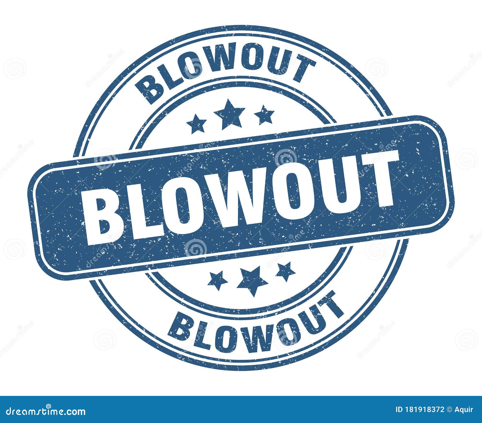 Blowout Stamp. Blowout Round Grunge Sign Stock Vector - Illustration of ...