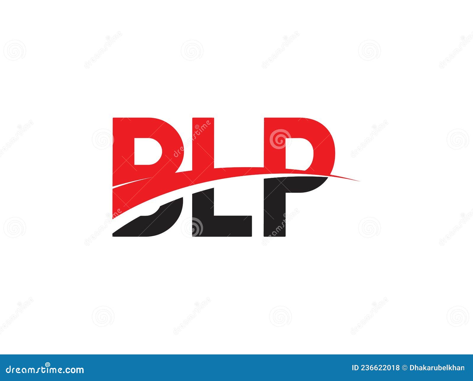 BLP Letter Initial Logo Design Vector Illustration Stock Vector ...