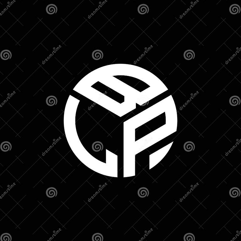 BLP Letter Logo Design on Black Background. BLP Creative Initials ...