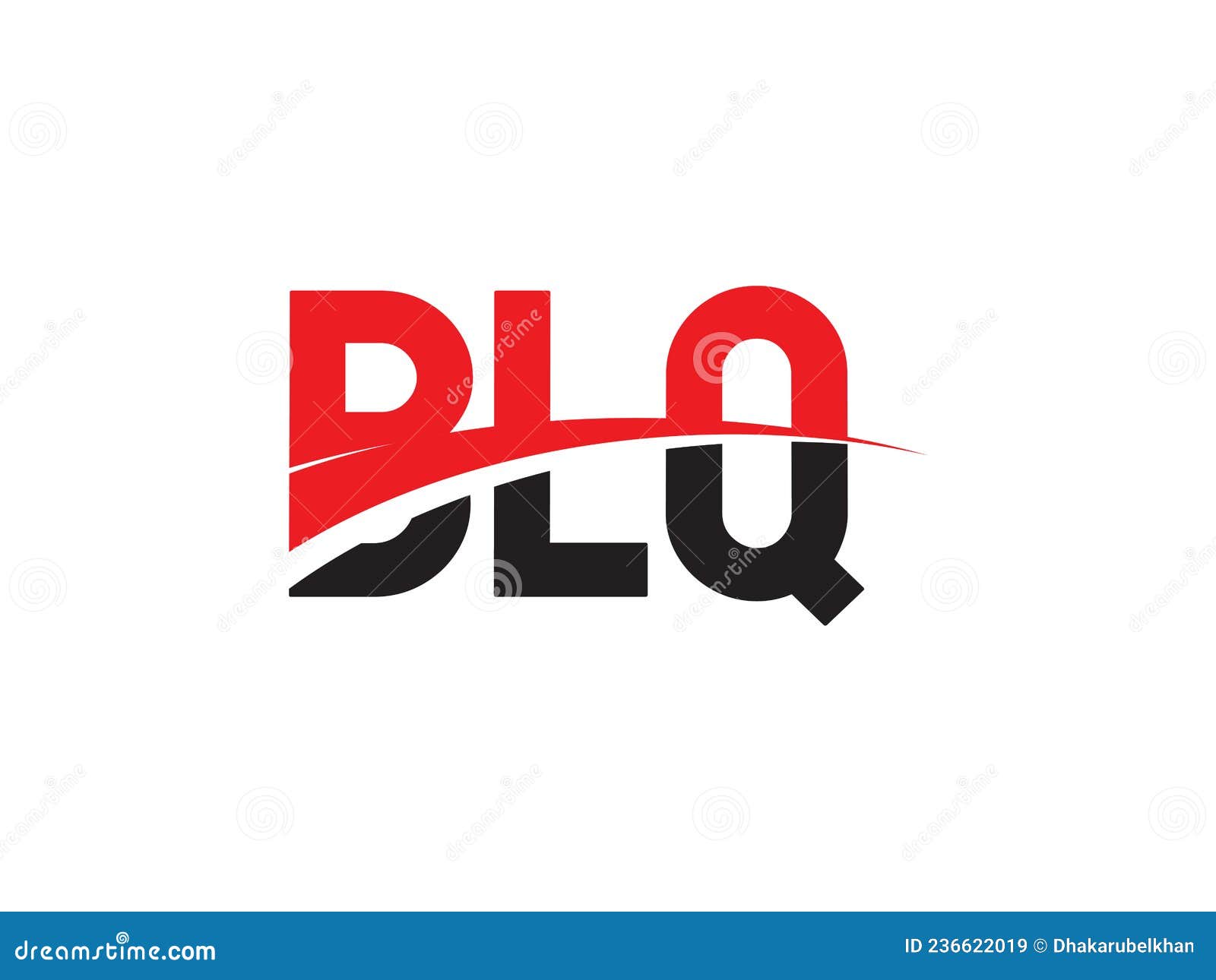 BLQ Letter Initial Logo Design Vector Illustration Stock Vector ...