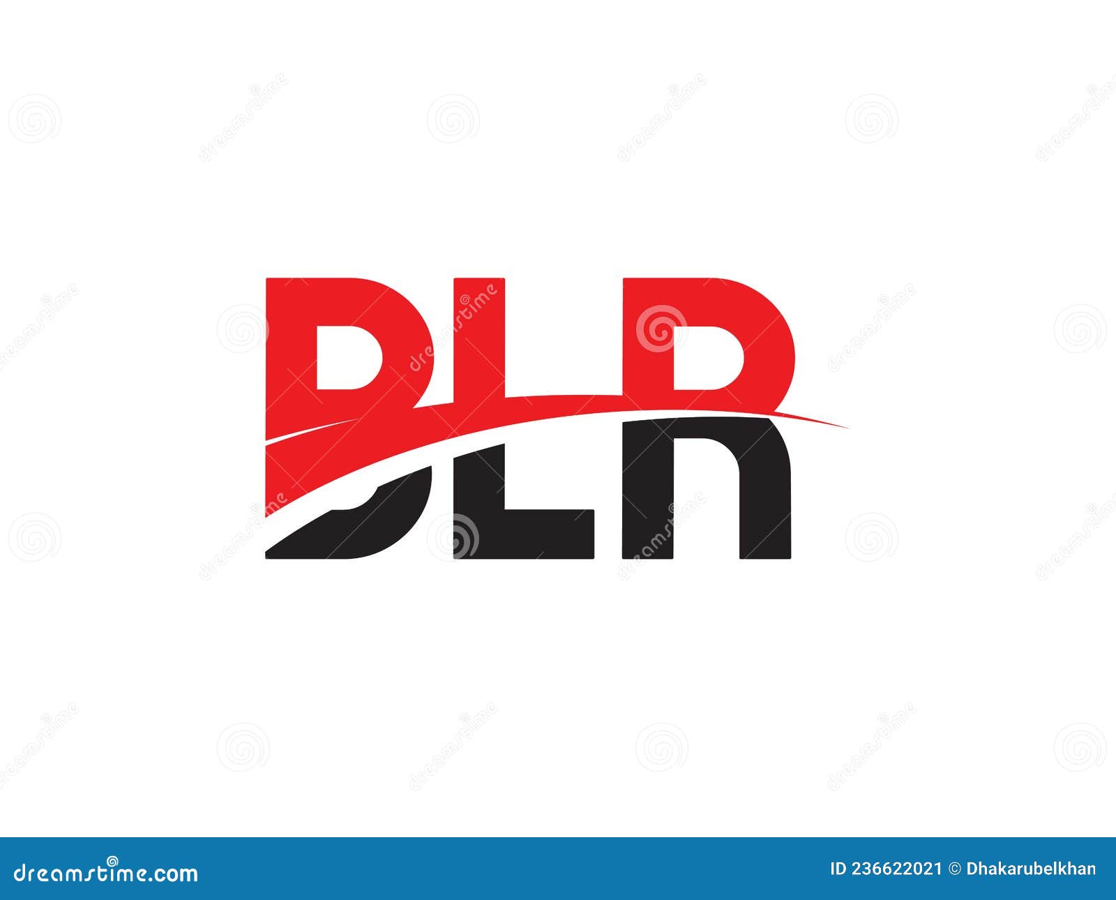 BLR Letter Initial Logo Design Vector Illustration Stock Vector ...