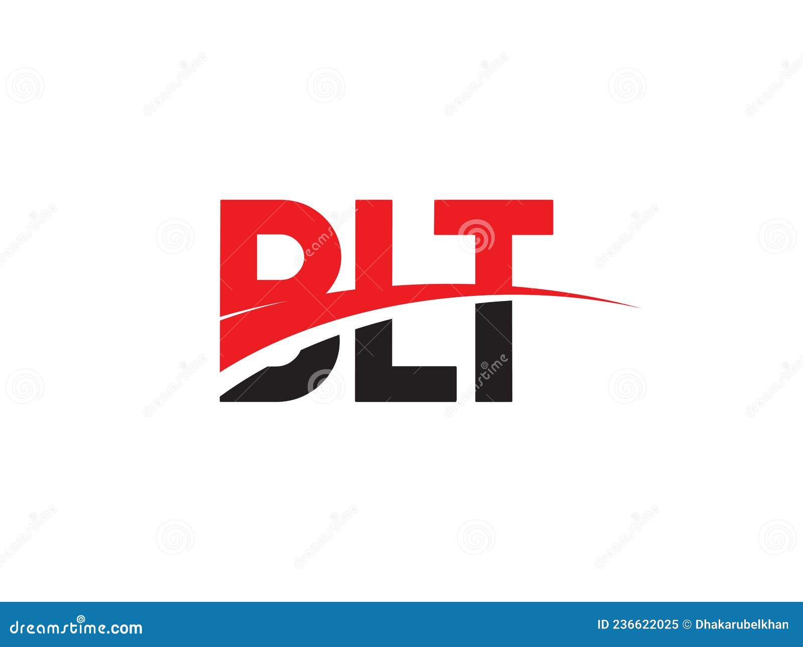 BLT Letter Initial Logo Design Vector Illustration Stock Vector ...