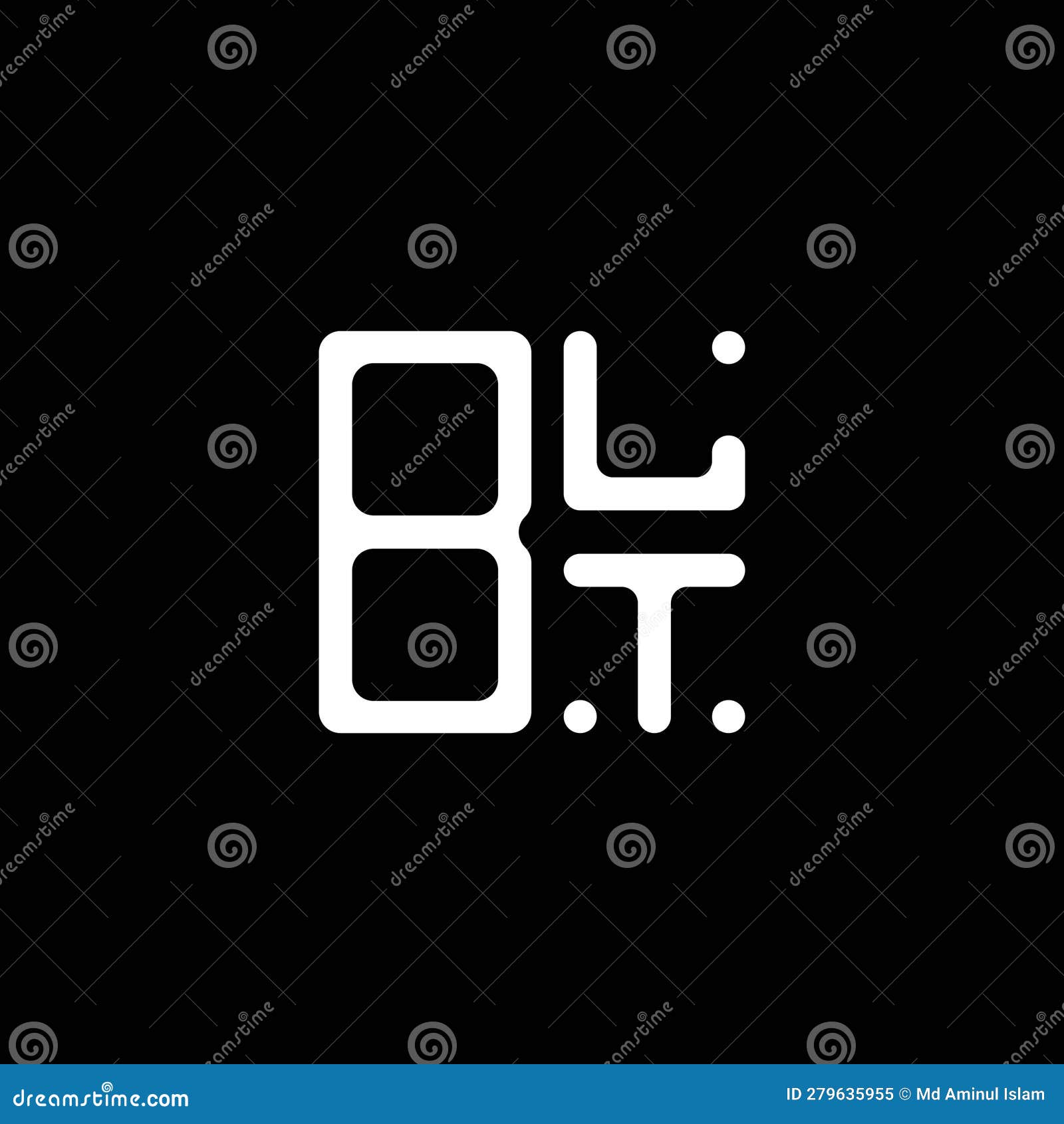 BLT Letter Logo Creative Design with Vector Graphic, BLT Stock Vector ...