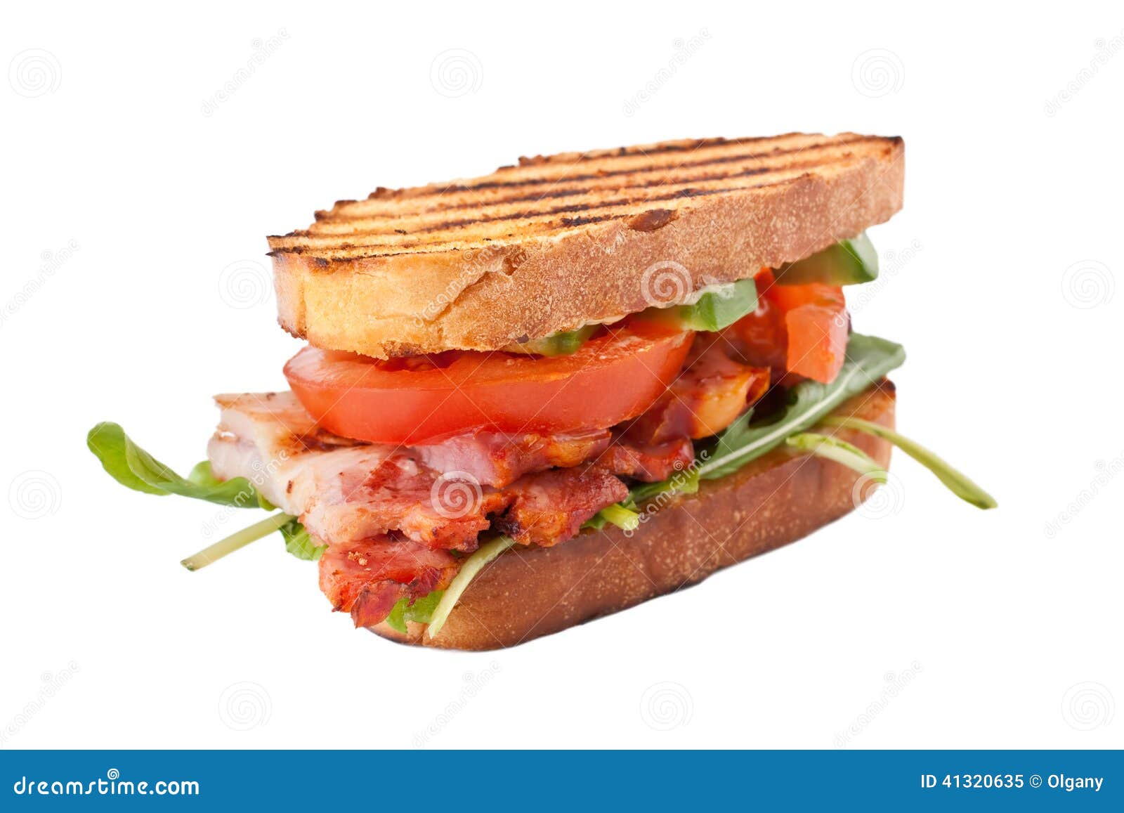 BLT sandwich stock image. Image of lettuce, crispy, food - 41320635