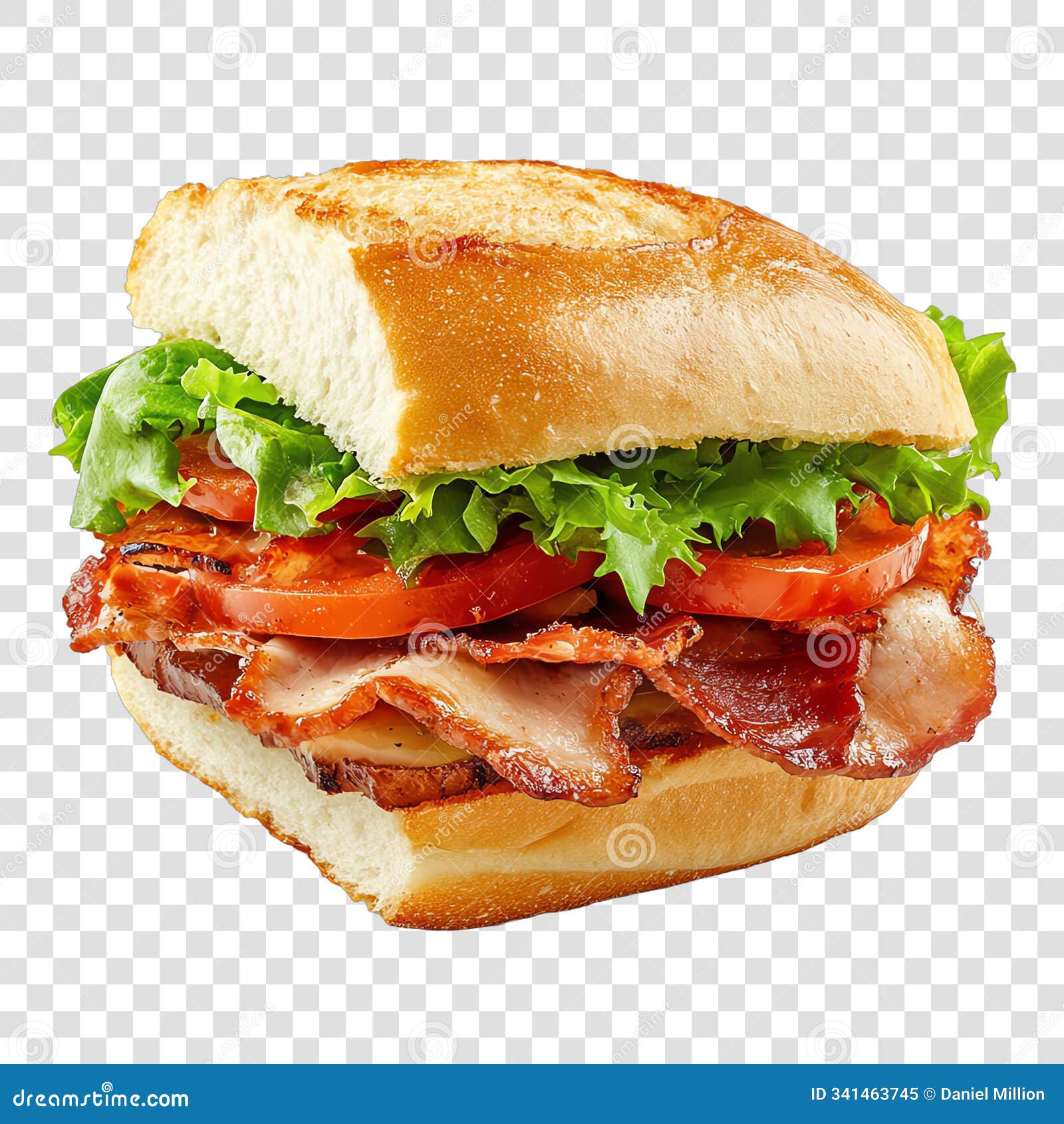 BLT Sandwich stock illustration. Illustration of sandwhich - 341463745