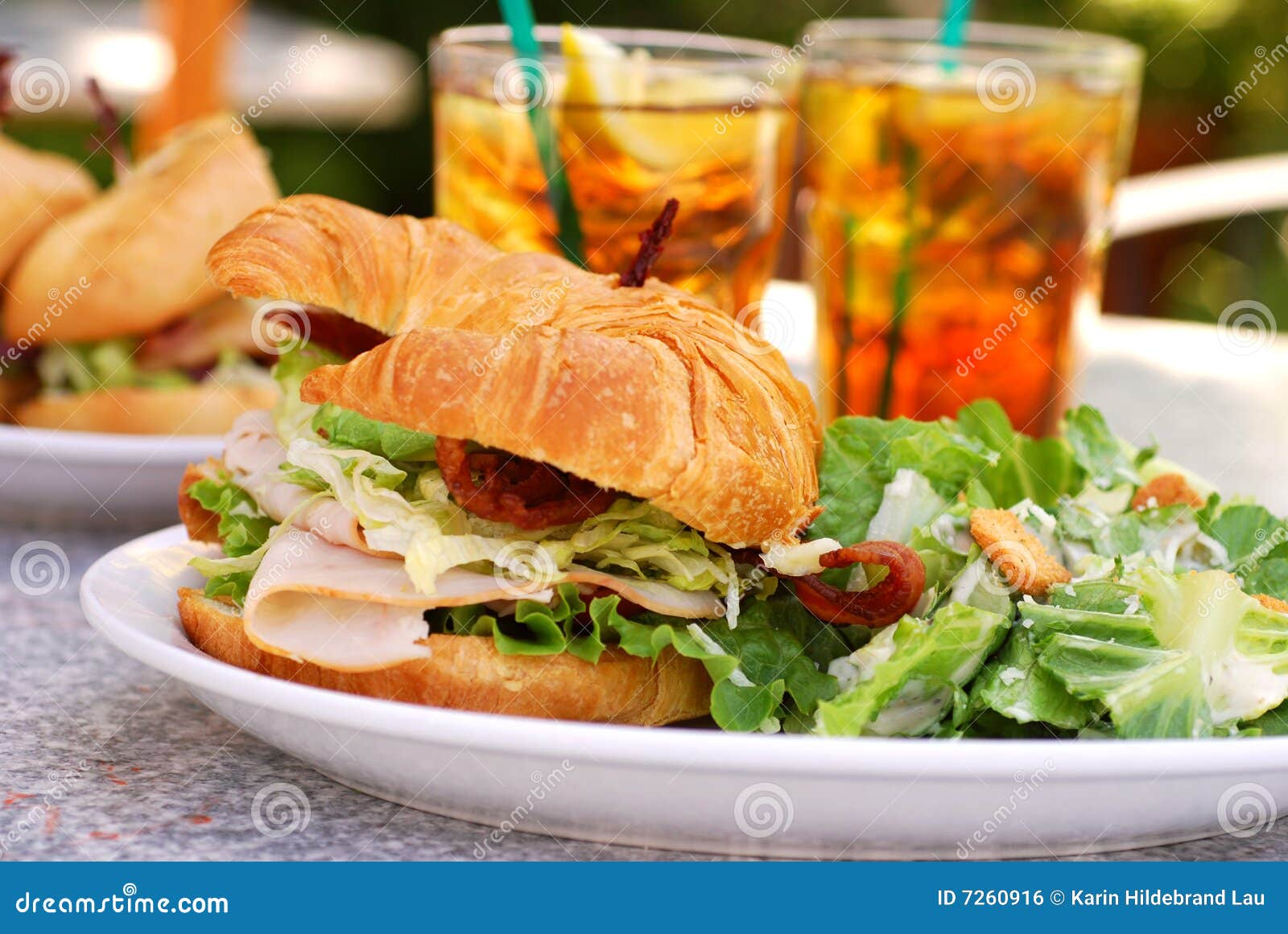 BLTA Sandwich stock photo. Image of bistro, shady, cafe - 7260916
