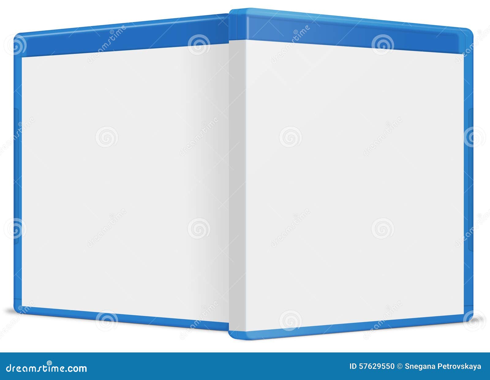 Blu-ray Case - Blank stock illustration. Illustration of transparent ...