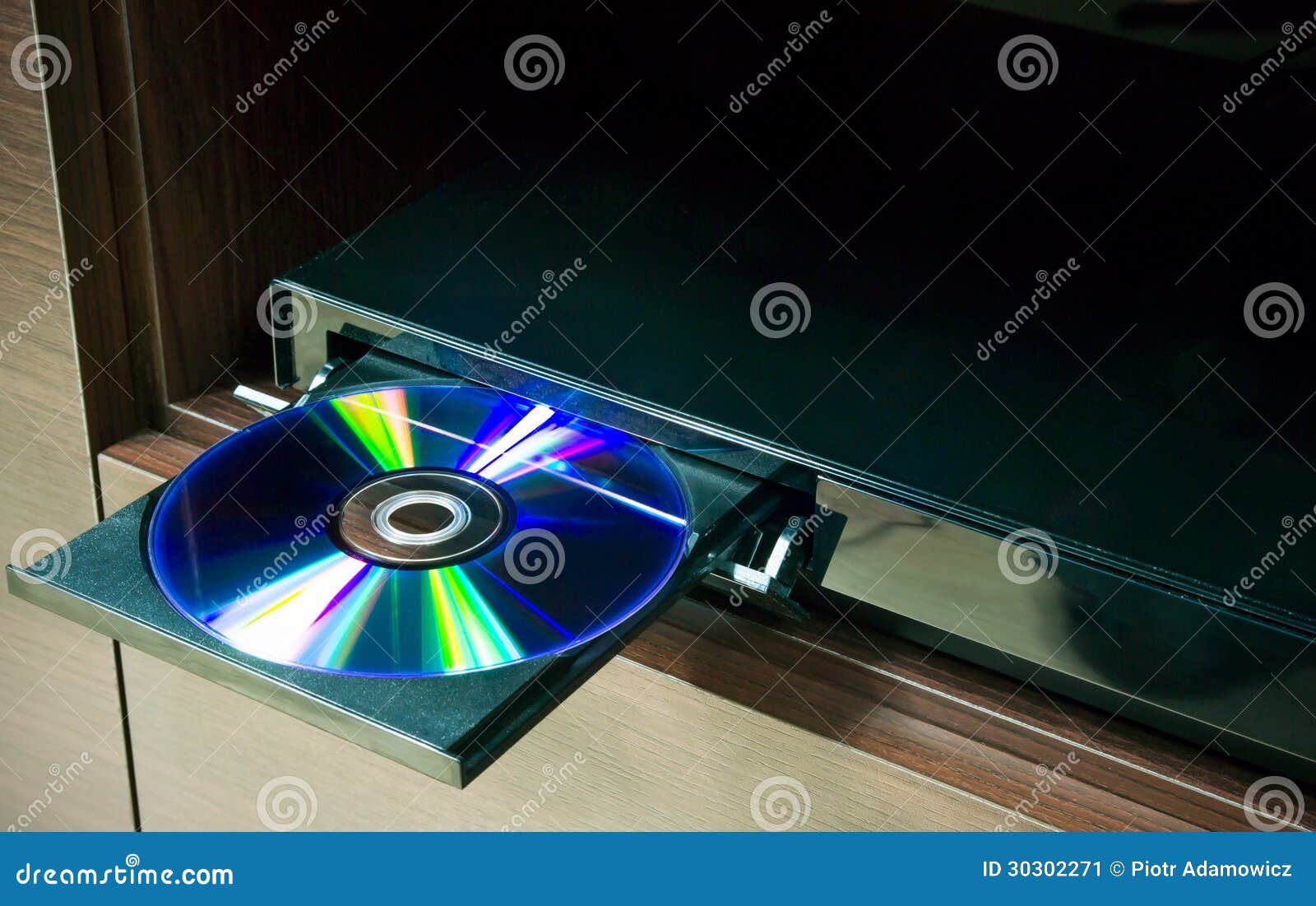 Blu-ray or DVD player stock image. Image of player, holding - 30302271