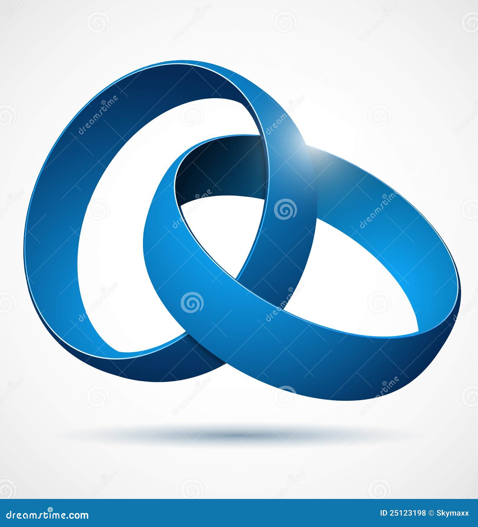 Blue 3d Abstract Vector Design Element Stock Vector - Illustration of ...