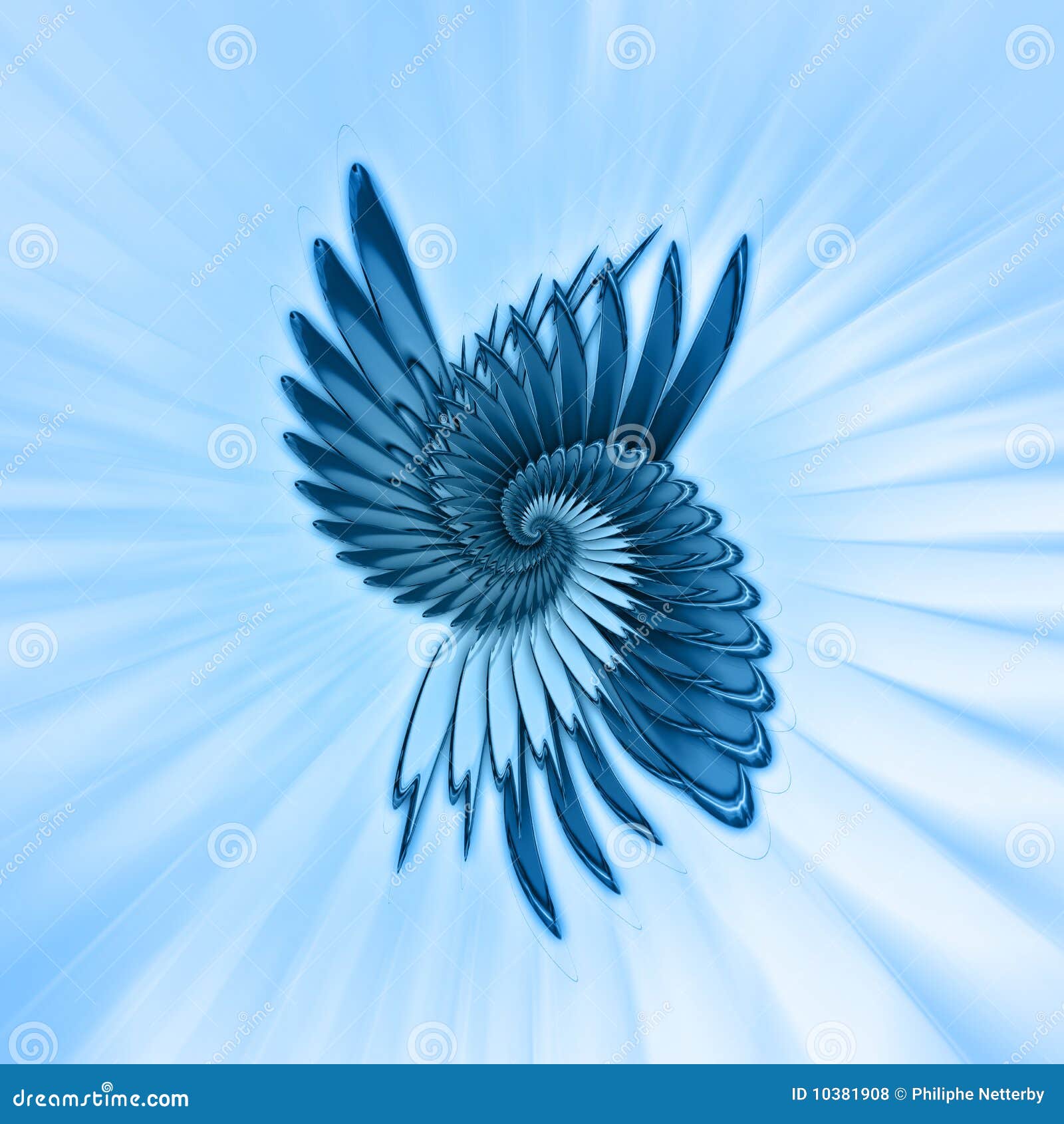Blue abstract stock illustration. Illustration of blue - 10381908