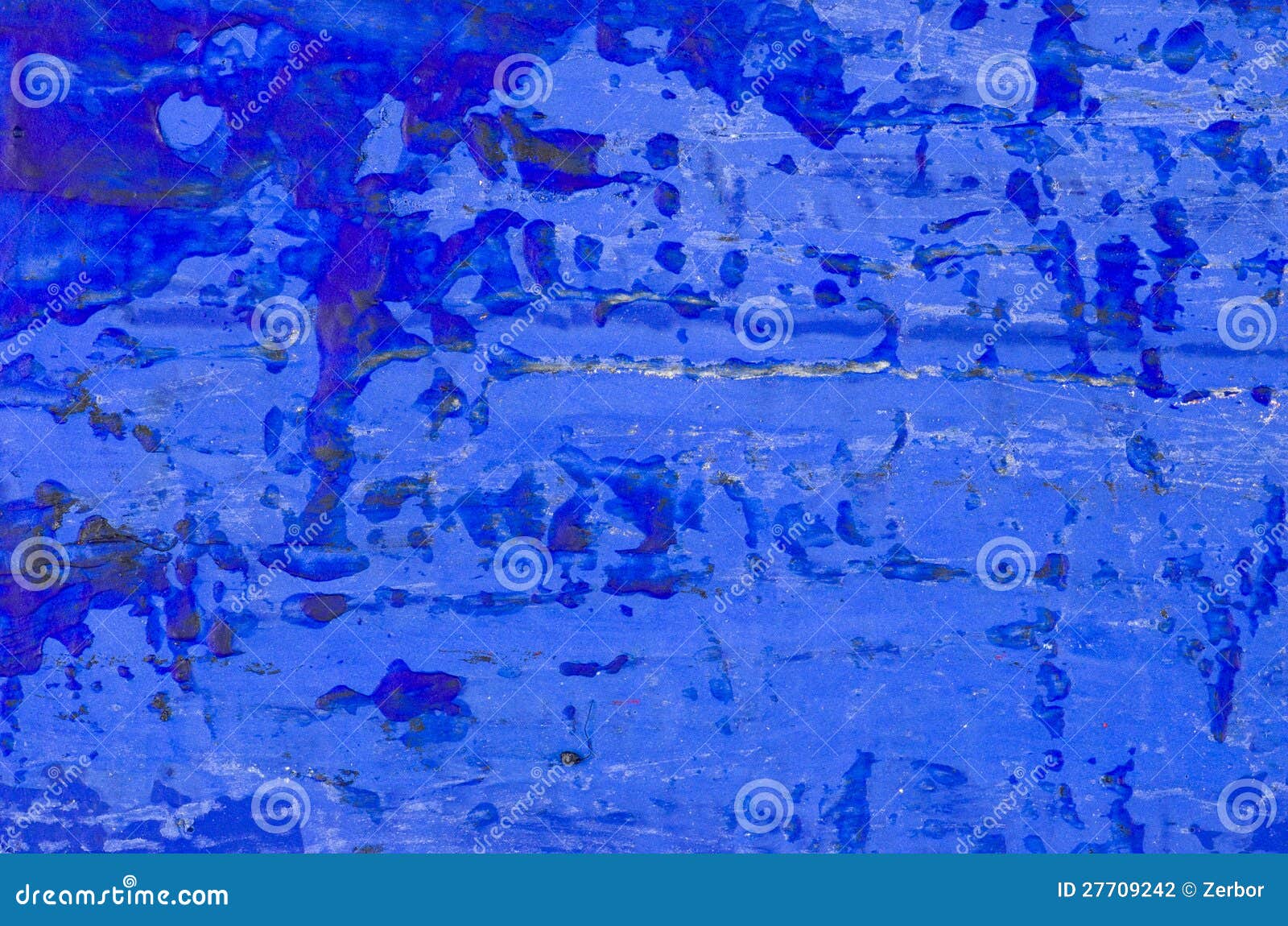 Blue Abstract Acrylic Painting Stock Illustration - Illustration of ...