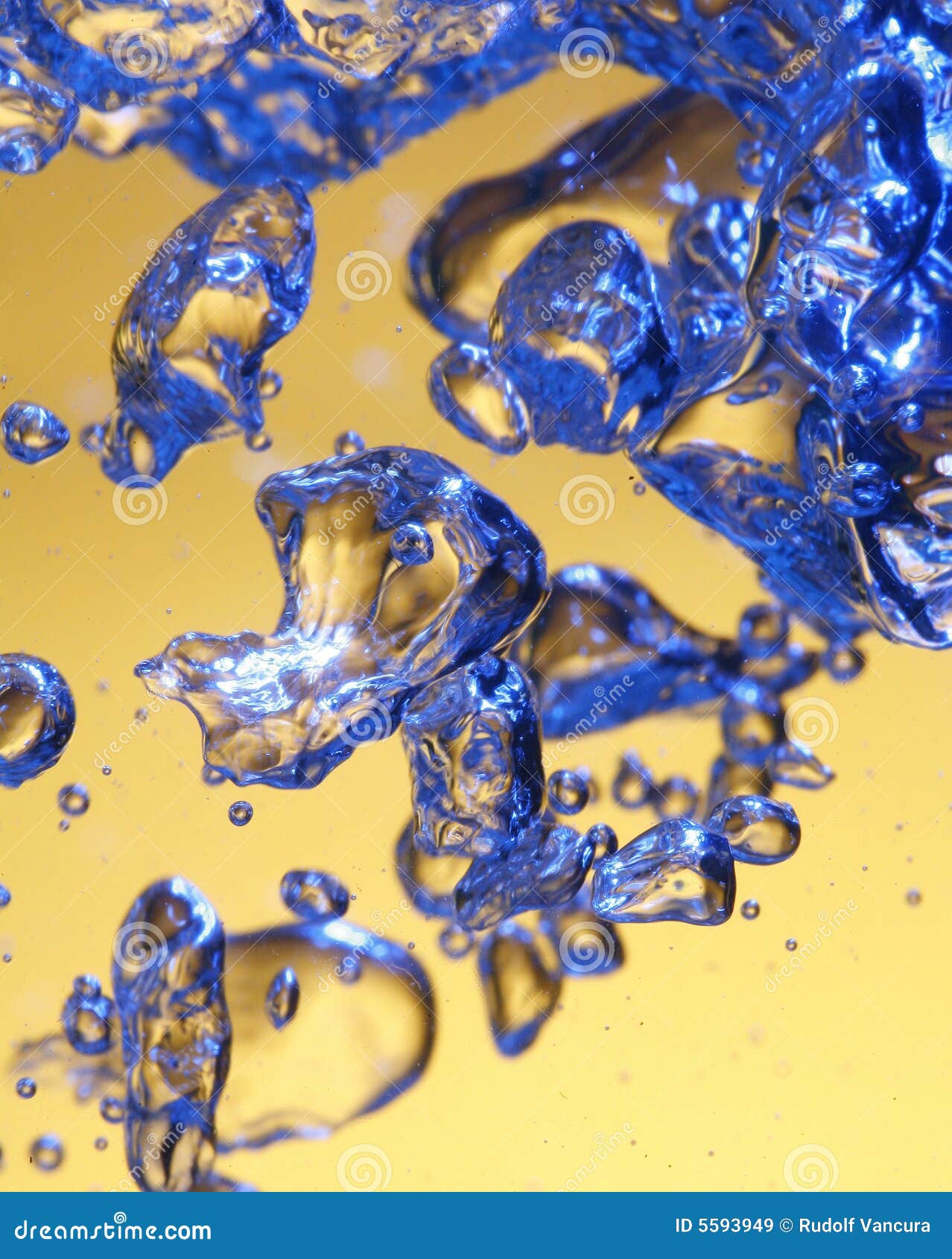Blue abstract air bubbles stock image. Image of escaping - 5593949