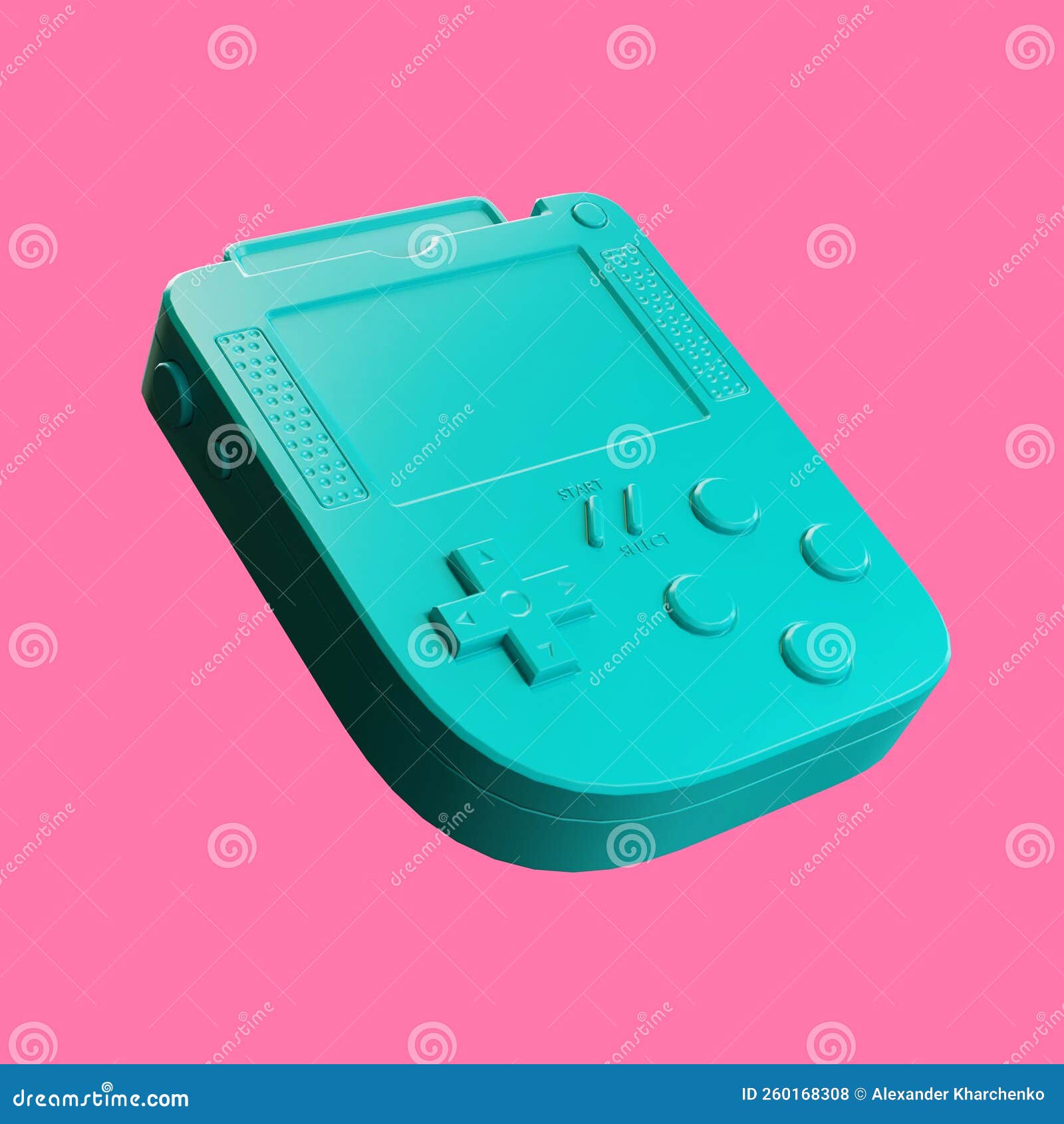 Blue Abstract Arcade Old School Joypad, Gamepad or Game Console in ...