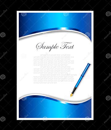 Blue abstract background stock vector. Illustration of frame - 13045294