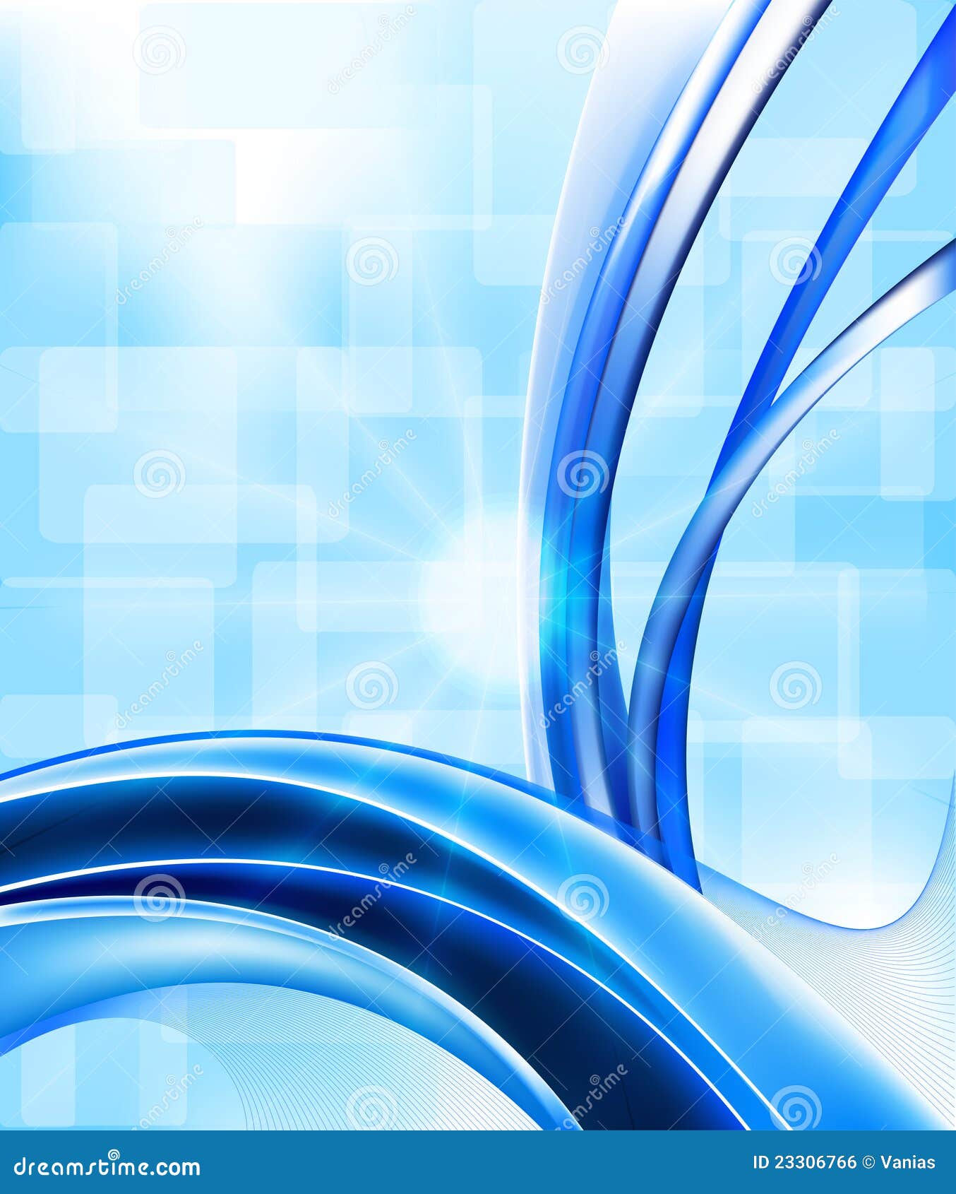 Blue abstract background stock vector. Illustration of magic - 23306766