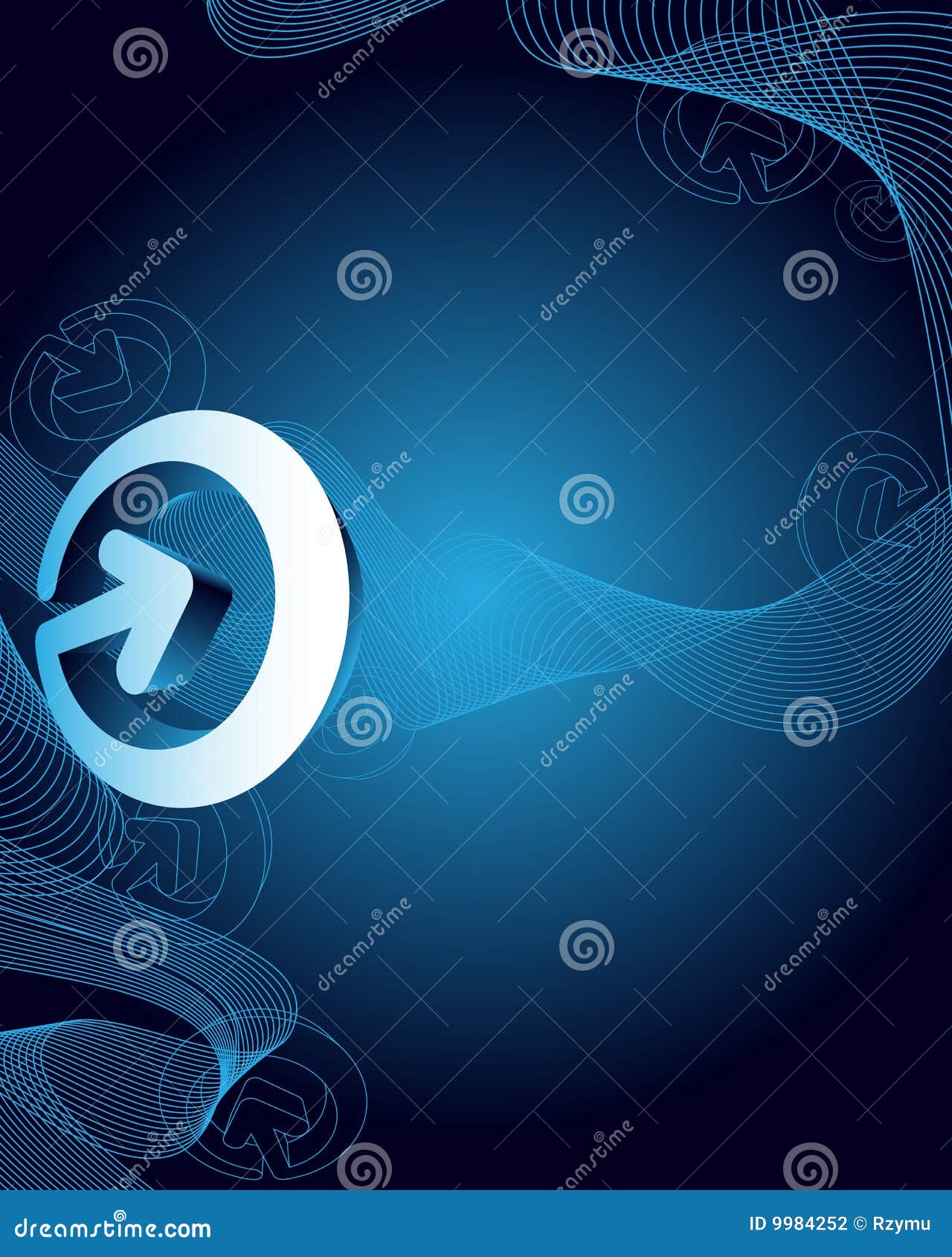 Blue abstract background stock vector. Illustration of finance - 9984252