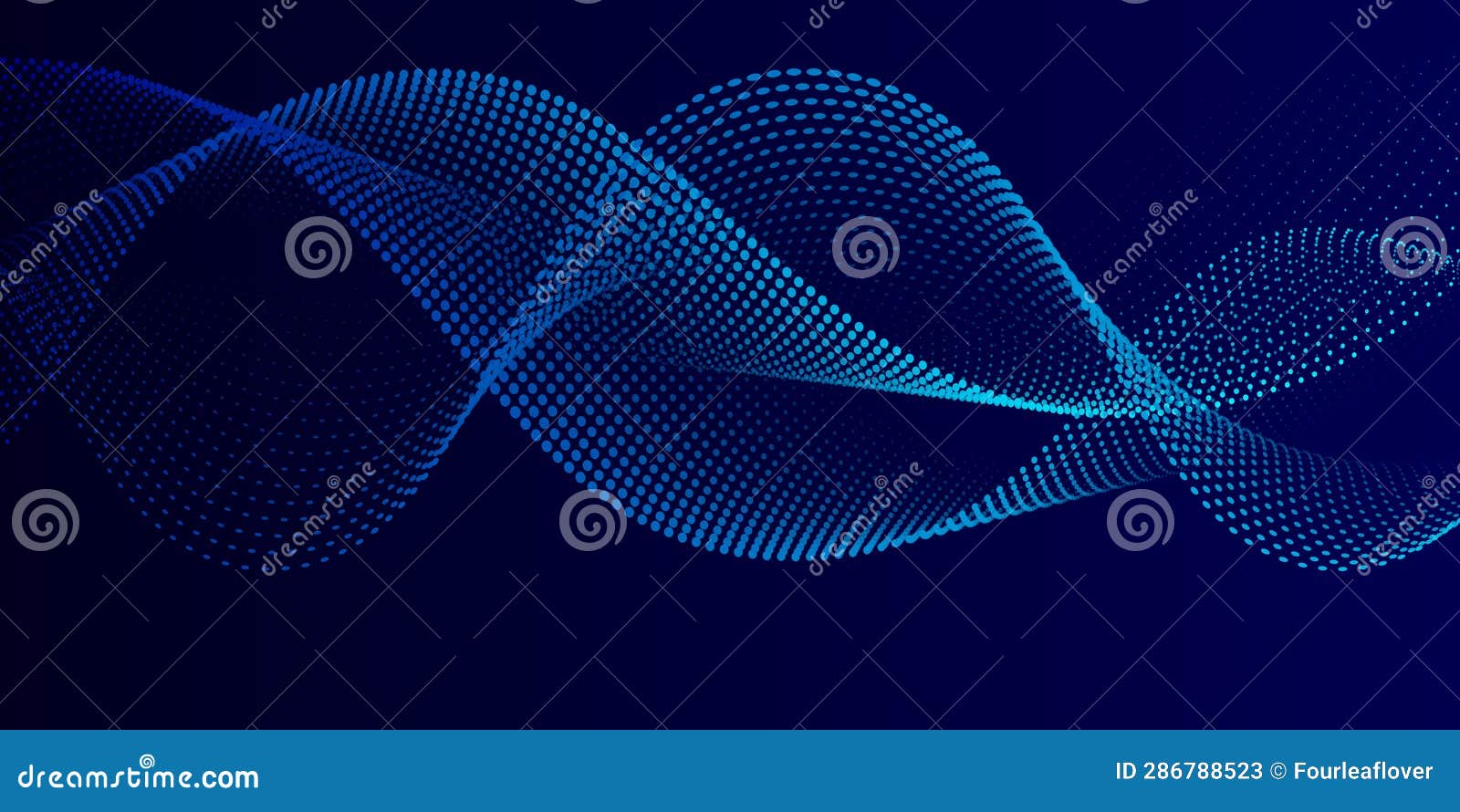 Blue Abstract Background and Blue Dot Stock Illustration - Illustration ...