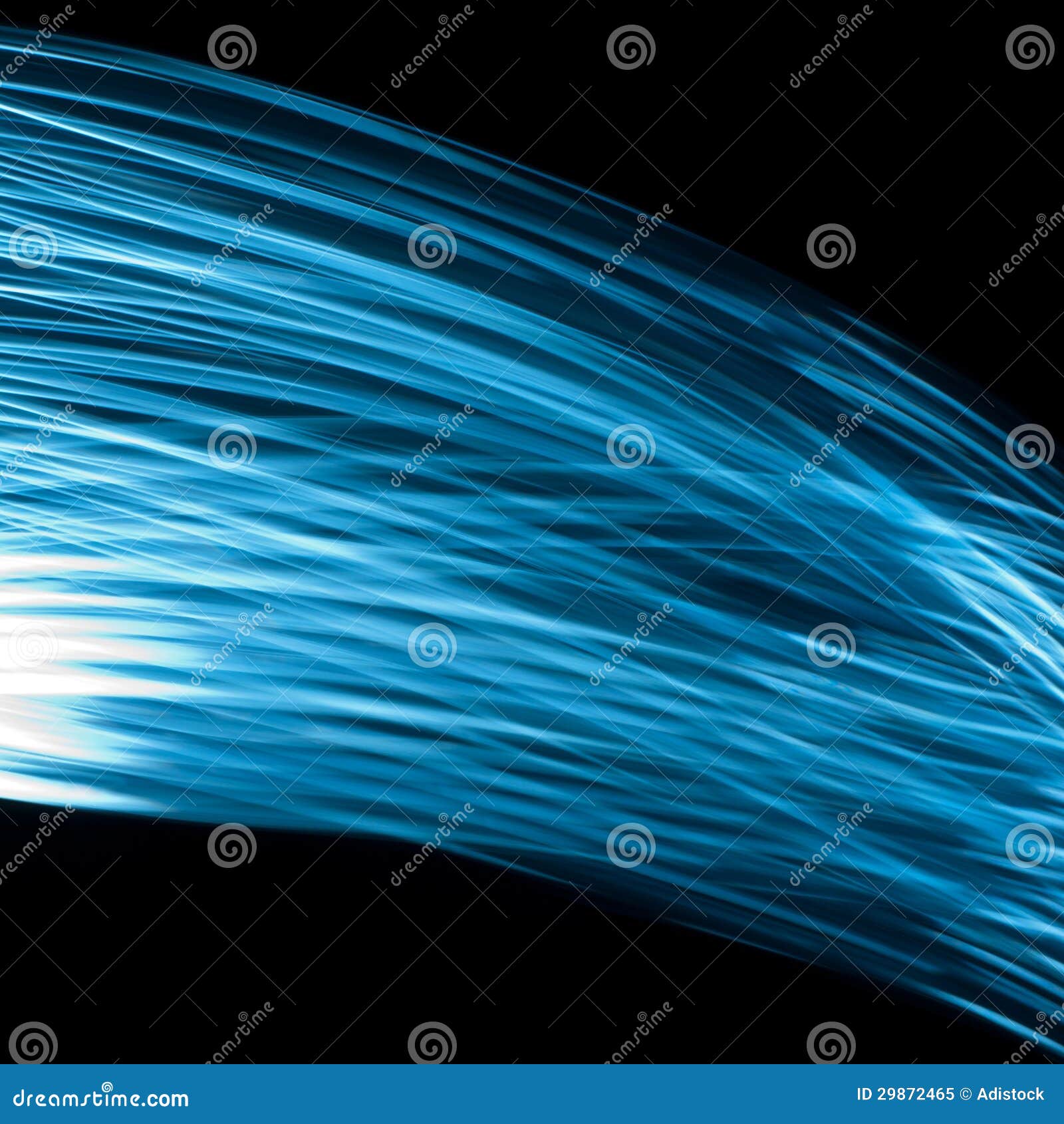 Blue Light Trails Background Stock Image - Image of glossy, decorative ...