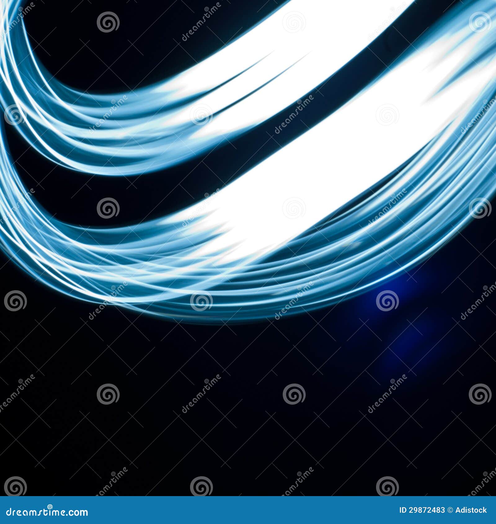 Blue Light Trails Background Stock Image - Image of abstraction ...