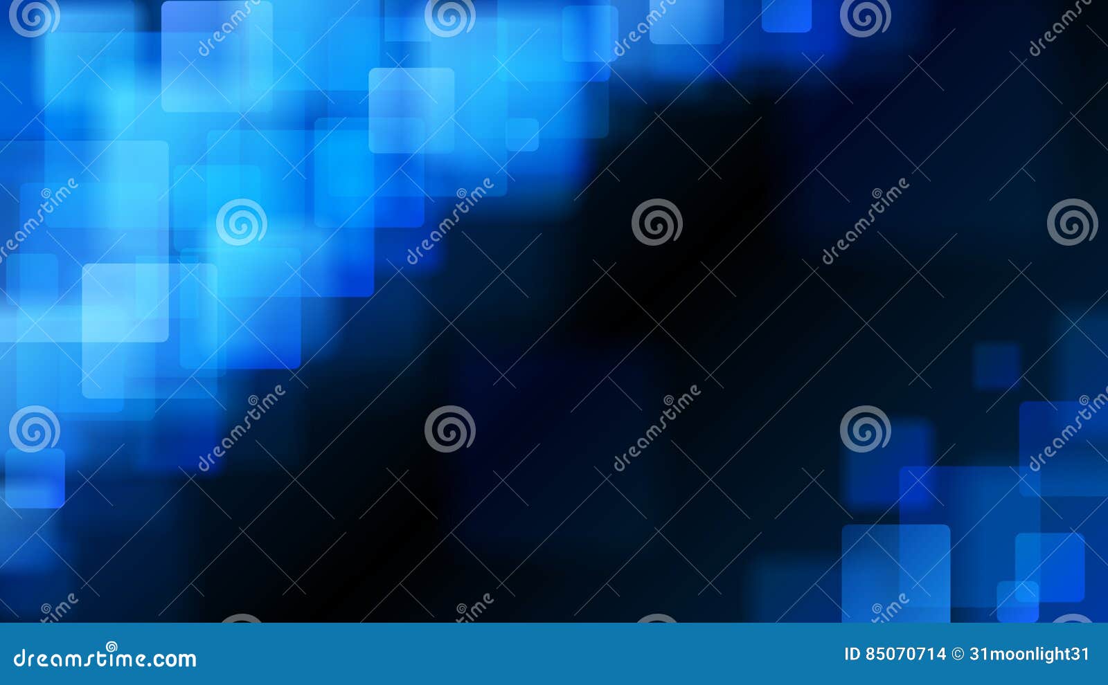 Blue Abstract Background of Blurry Squares Stock Vector - Illustration ...