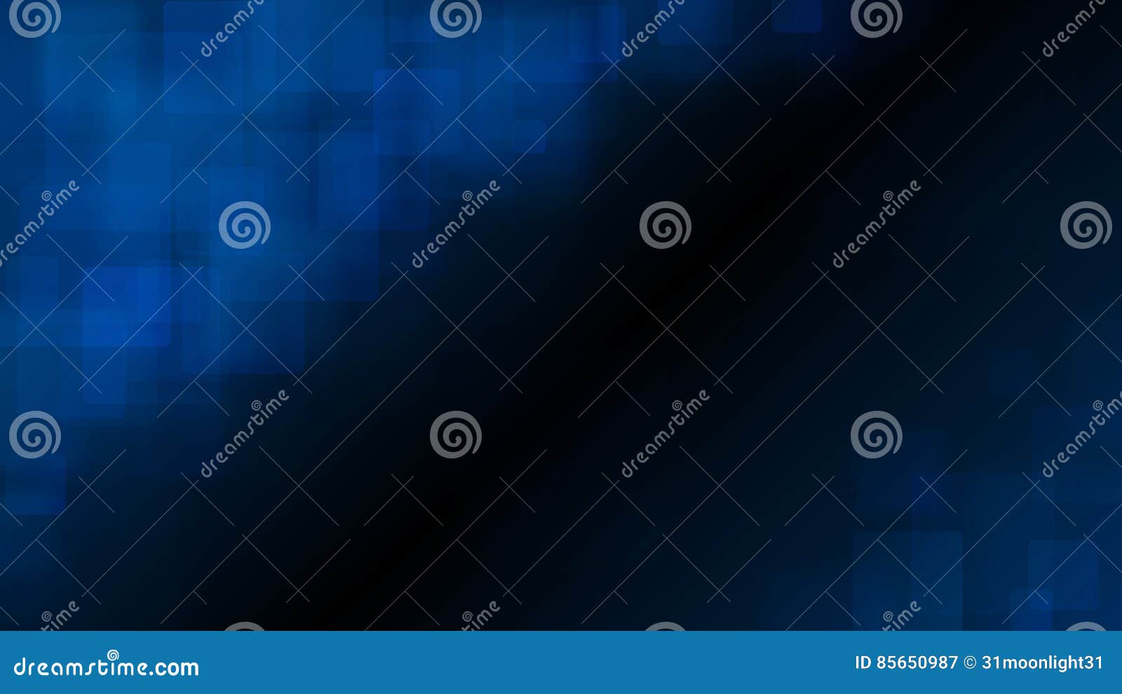 Blue Abstract Background of Blurry Squares Stock Vector - Illustration ...