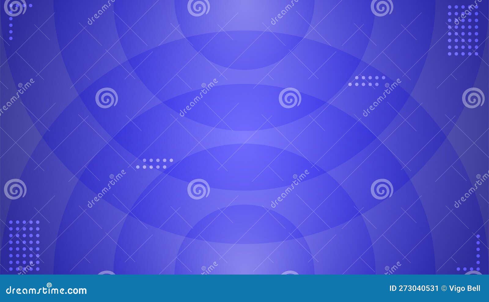 Blue Abstract Background with Circles and Lines. Vector Illustration ...