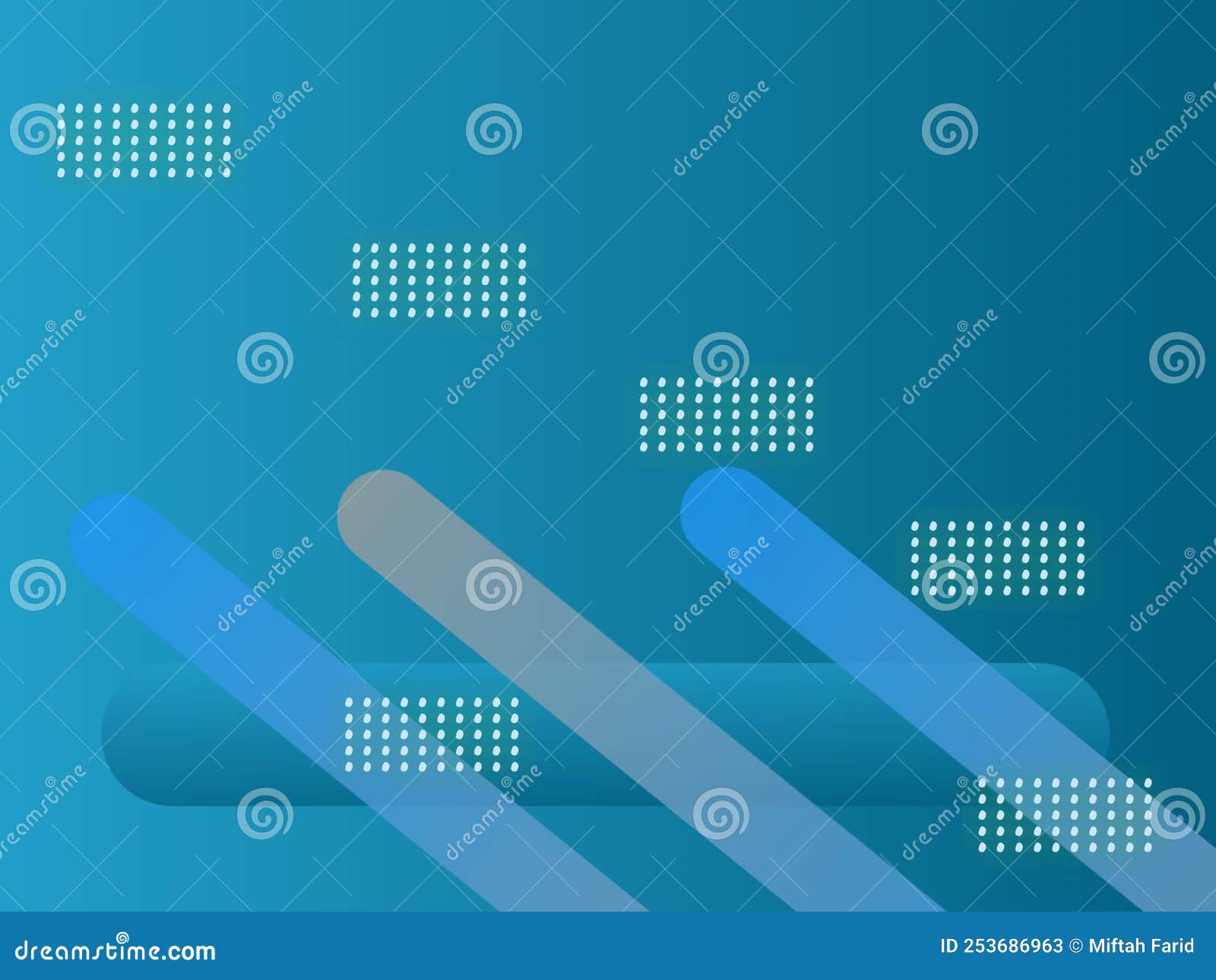 Blue Abstract Background Design with Diagonal Oval Shape Stock ...