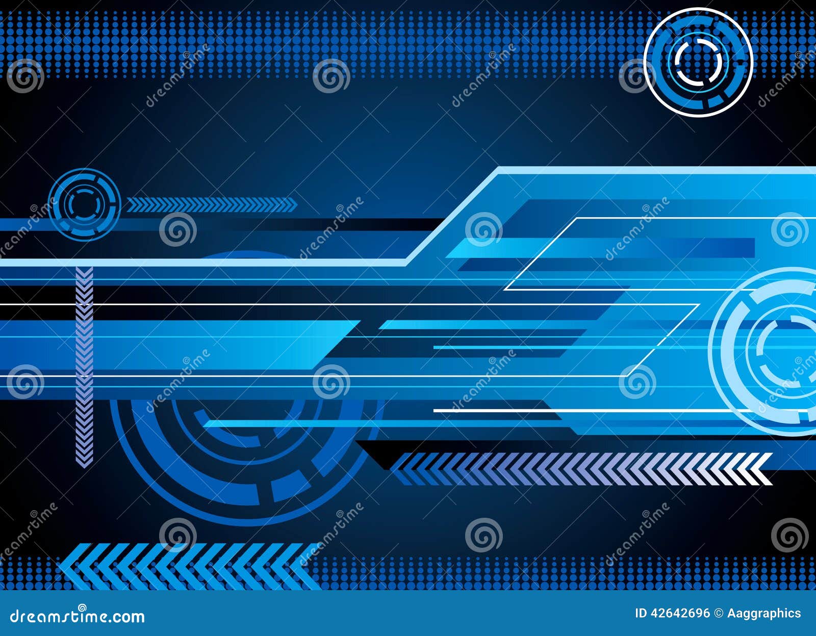 Blue Abstract Background Design Stock Vector - Illustration of banner ...