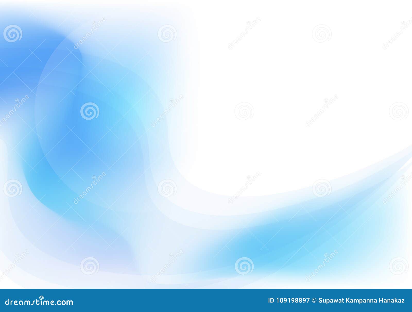 Dynamic Blue Soft Wavy Background. Vector Illustration Stock ...