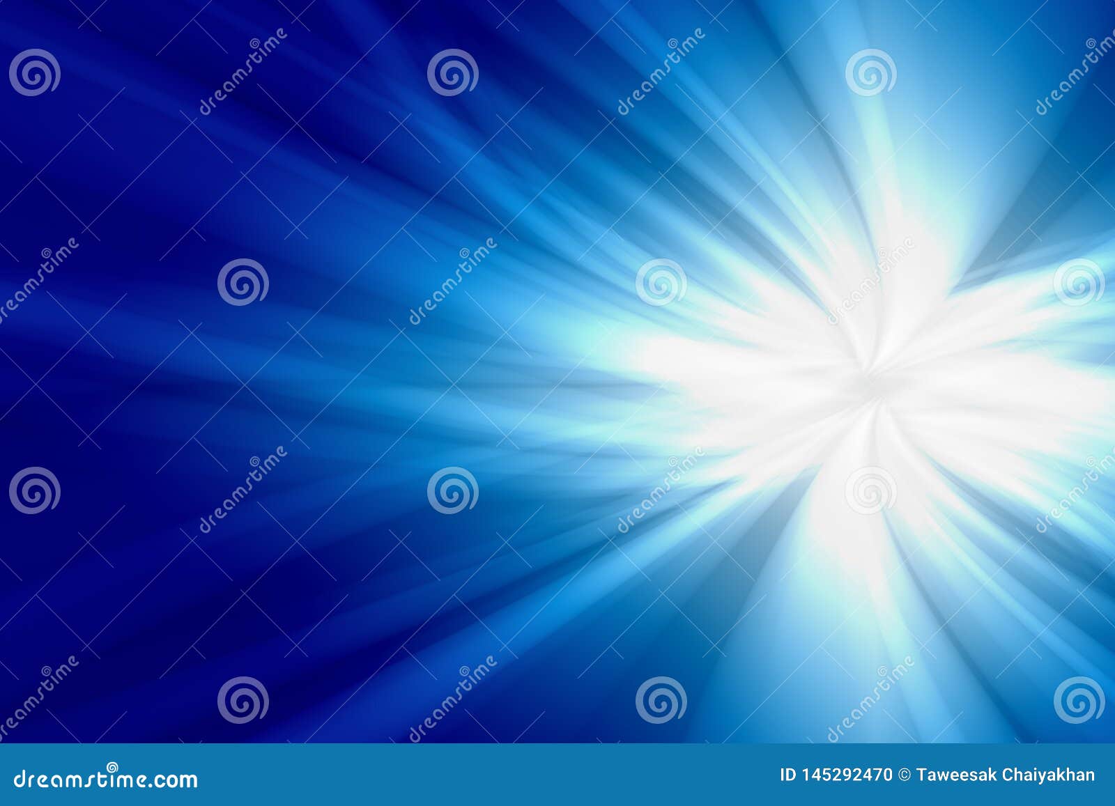 Blue Abstract Background, Flow Light Stock Illustration - Illustration ...